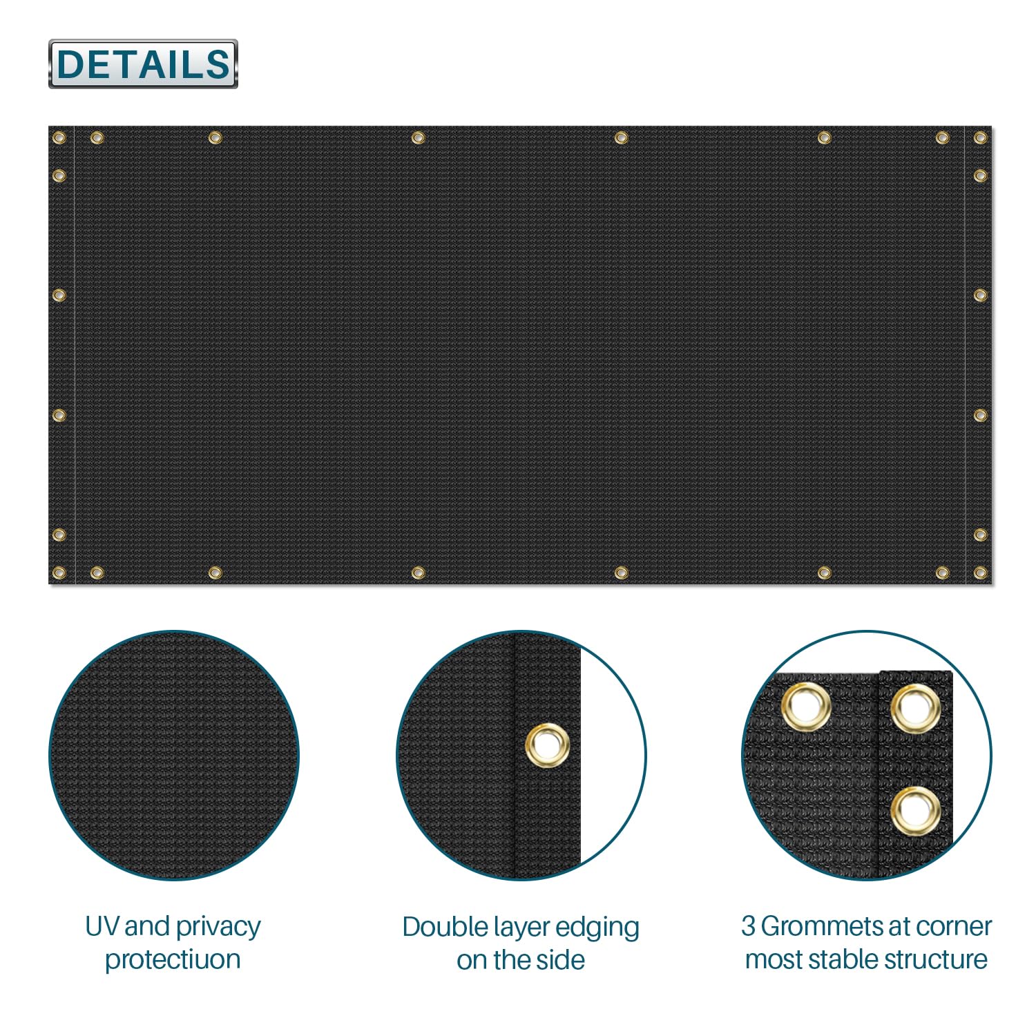 Snapklik.com : Coarbor 3x10 Privacy Screen Fence - Apartment Patio ...