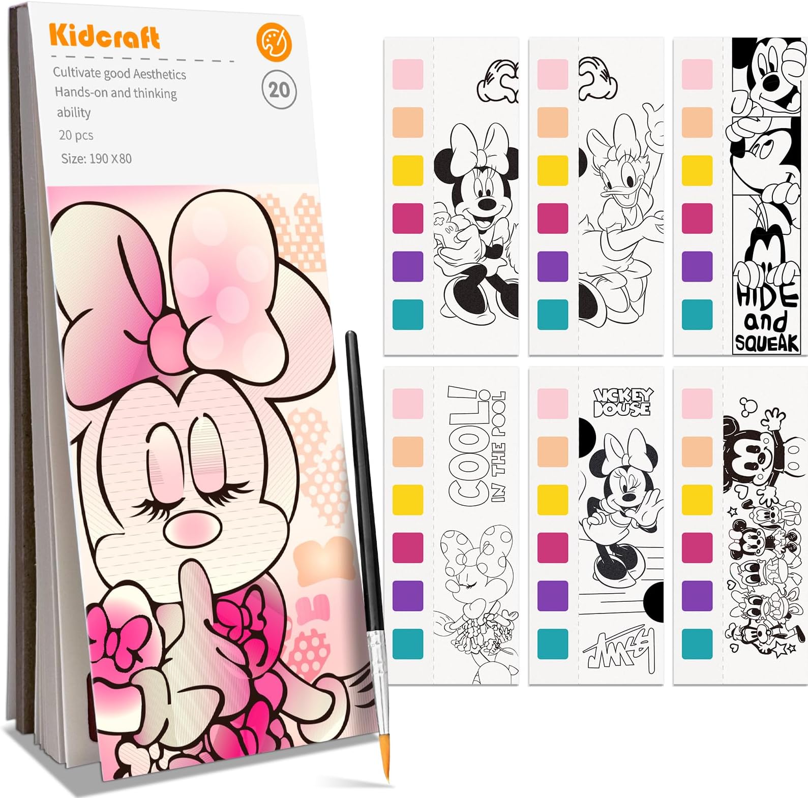 Amazon.com: Paint with Water Coloring Books for Kids, Pocket Mess Free ...