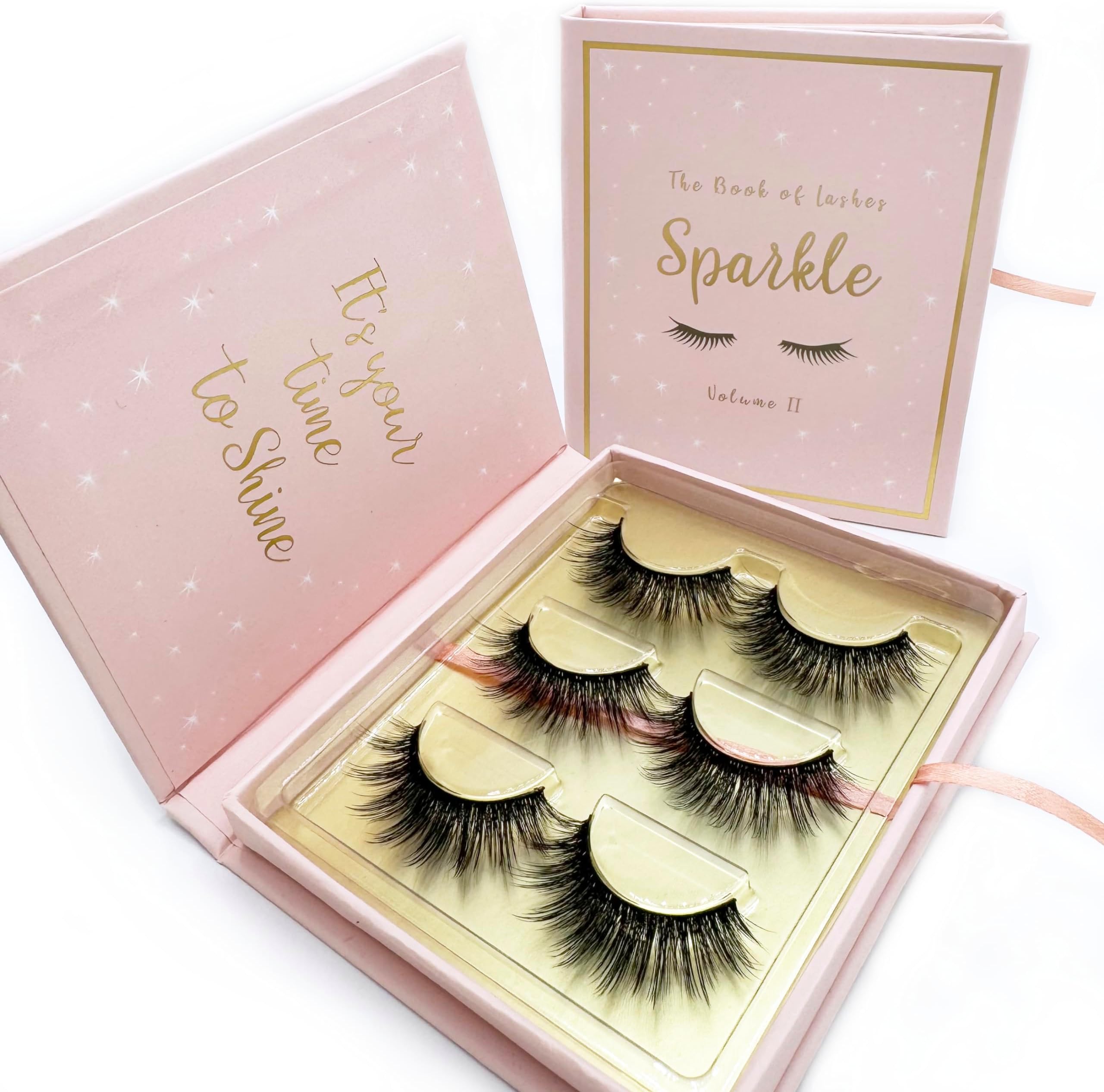 Amazon.com: The Book of Lashes: Volume 2 - Sparkle - (Reusable False ...