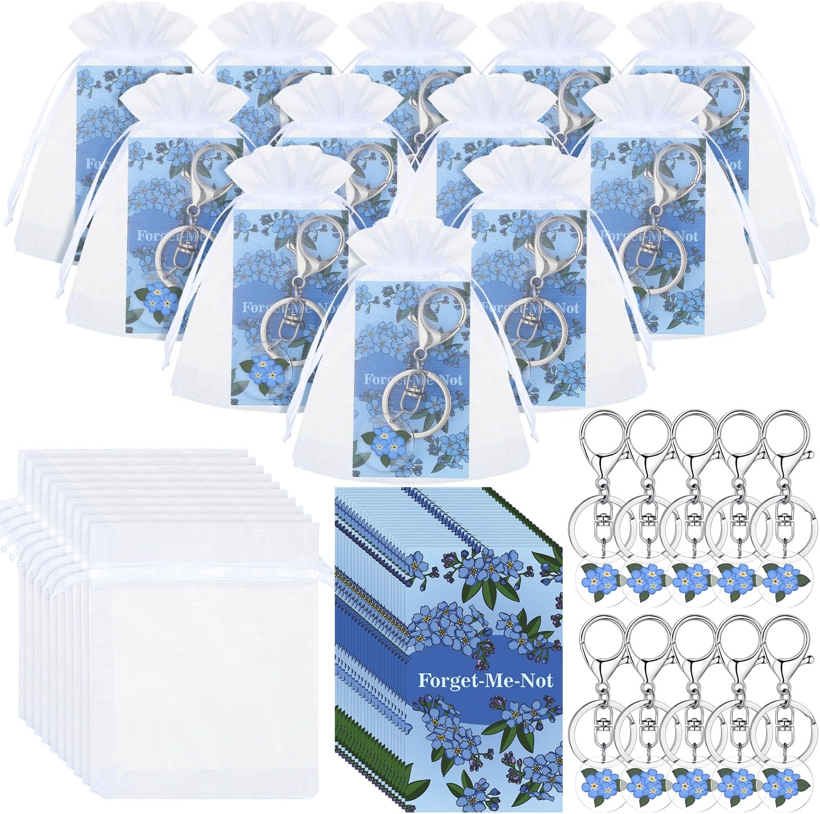 Amazon.com: Hicarer 180 Pcs Funeral Favors Thank You Set 60 Pcs Angel ...