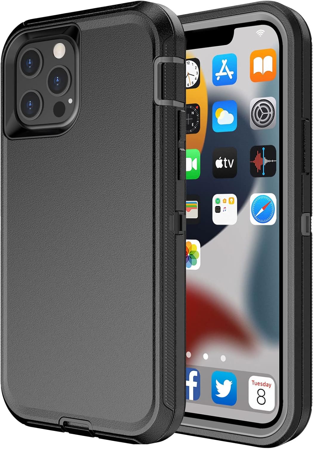 Amazon.com: Protebox for iPhone 12 Pro Max Case, [Shockproof/Dust-Proof ...