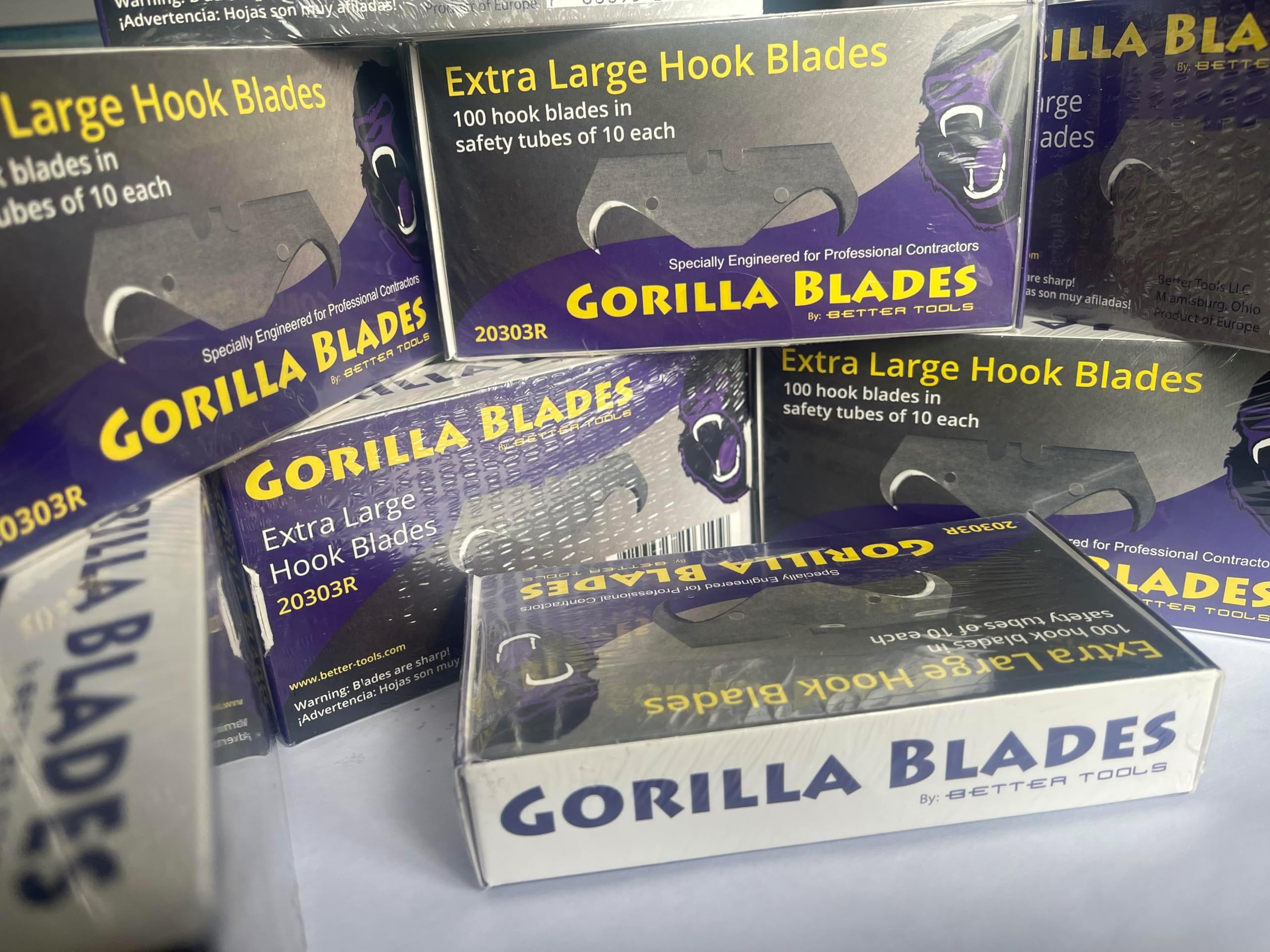 Amazon.com: Blades Gorilla 20303R Extra Large Hook Blades 100 hook ...