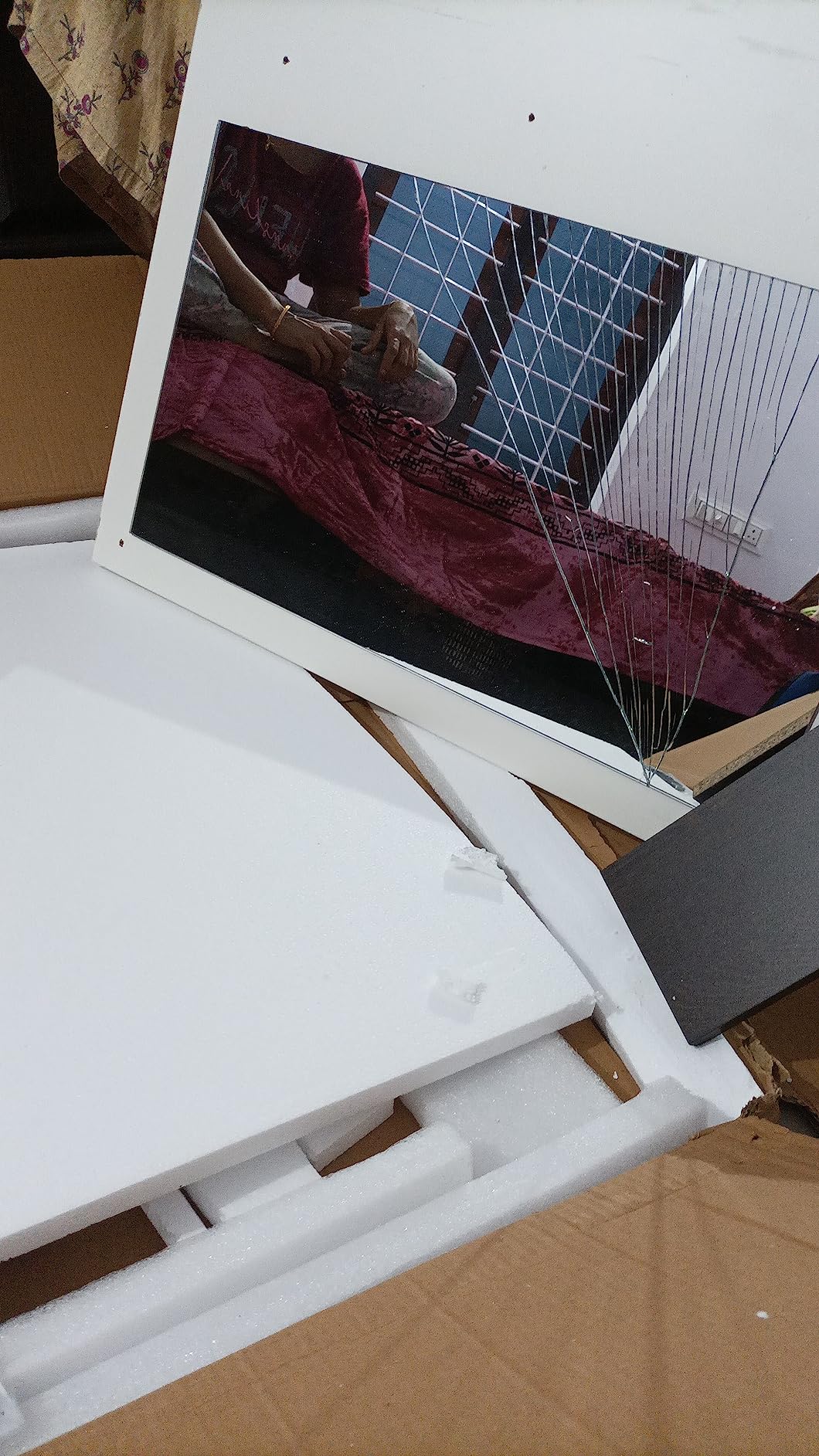 Buy Anikaa Mavis Dressing Wall Mirror with Shelves/Wall Hanging ...