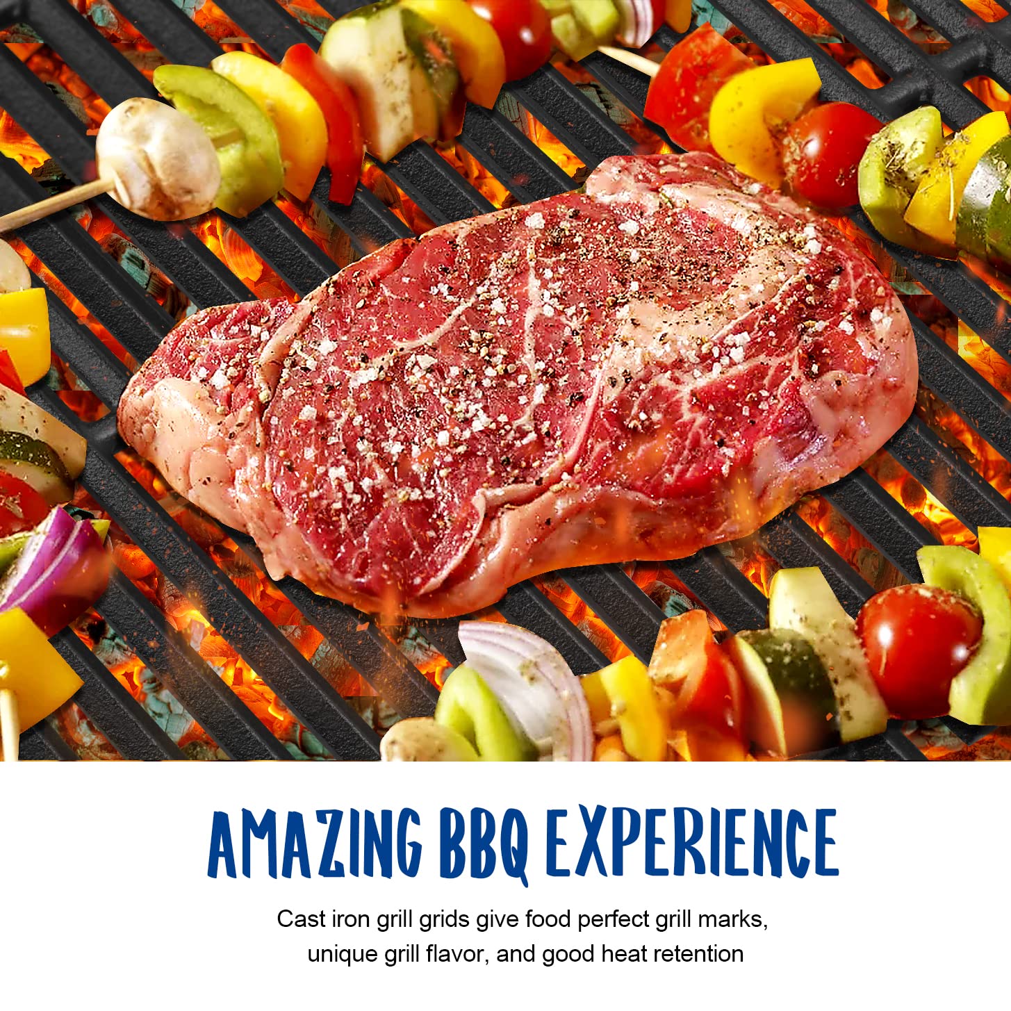 GGC 17" Grill Grates for Charbroil Tru Infrared 4 Burner 463242715 ...