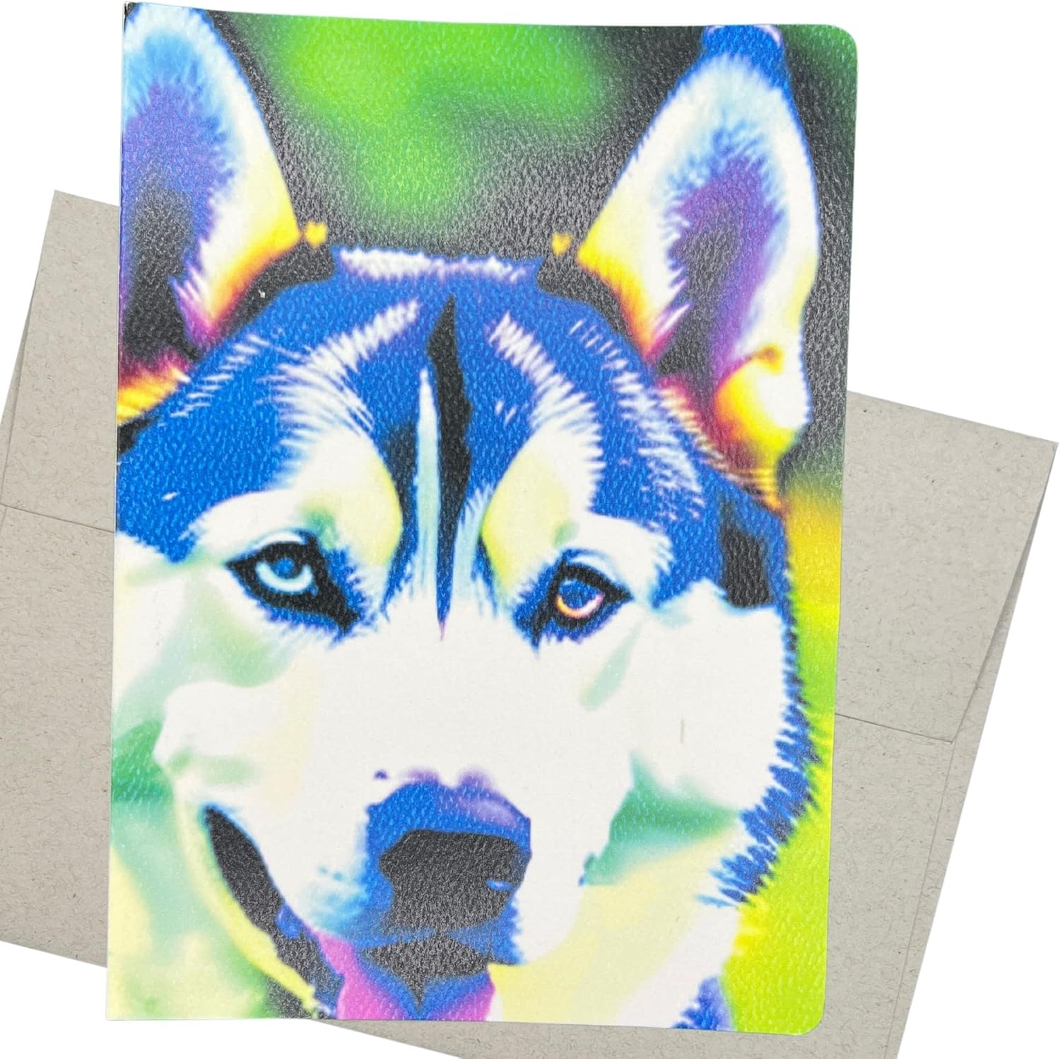Amazon.com : Siberian Husky Birthday Card (1 Premium Card, 5X7 Inch ...