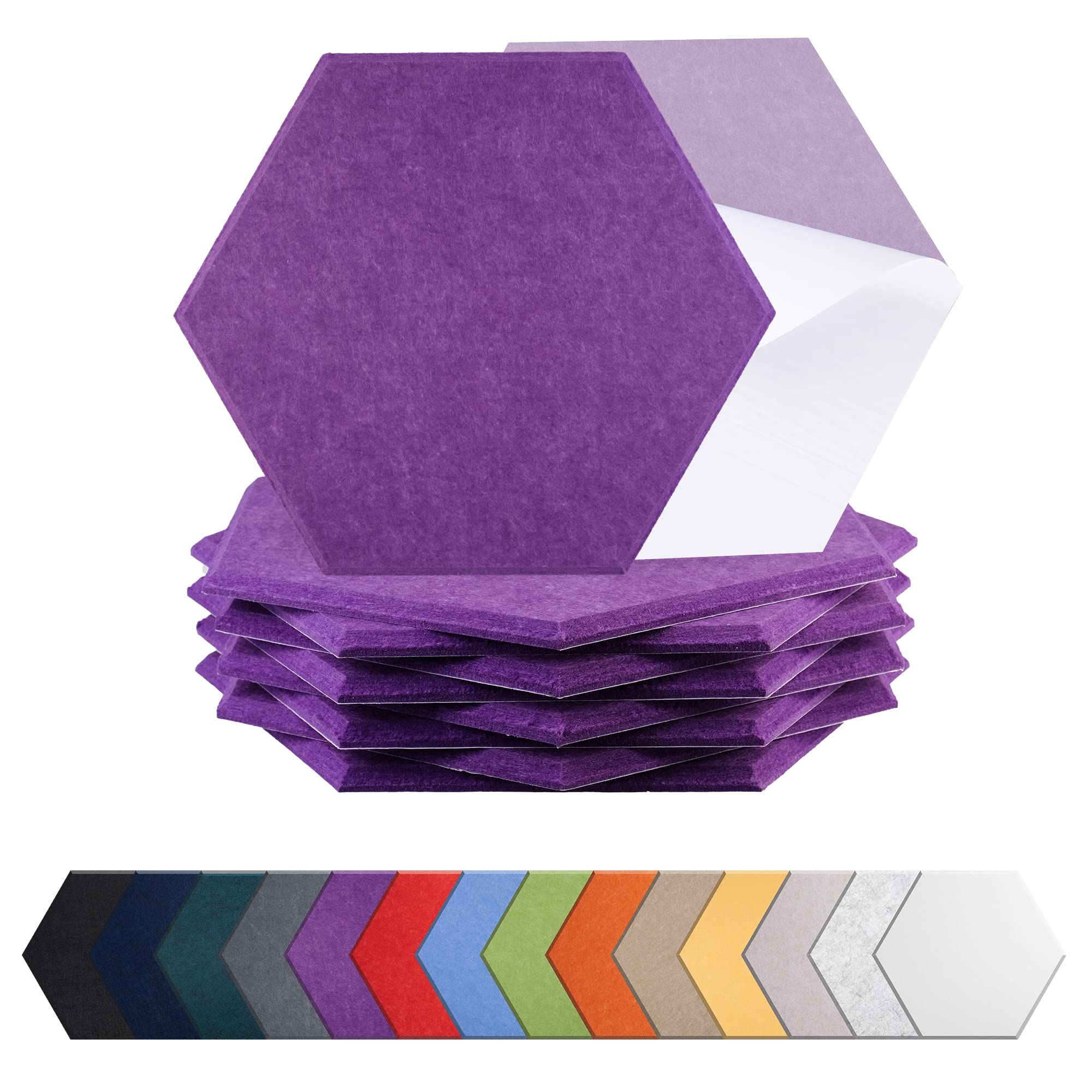 Snapklik.com : Hexagon Acoustic Panels, High Density, Sound Proofing ...