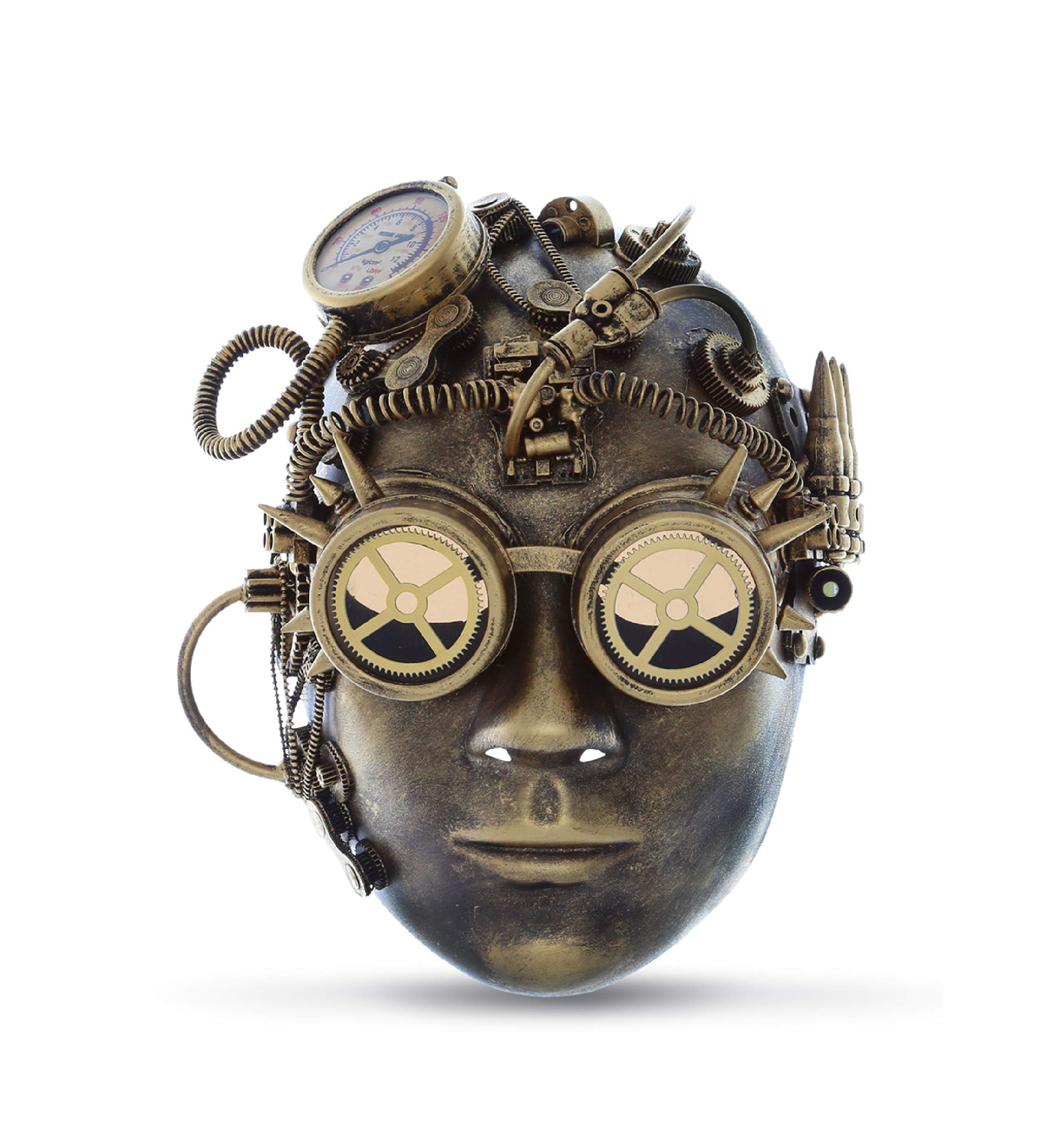 Amazon.com: Attitude Studio Steampunk Mechanical Human Full Mask ...