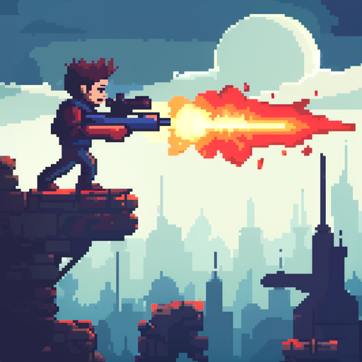 Retro Classic Platformer Shooter Game - Endless Arcade Action and ...