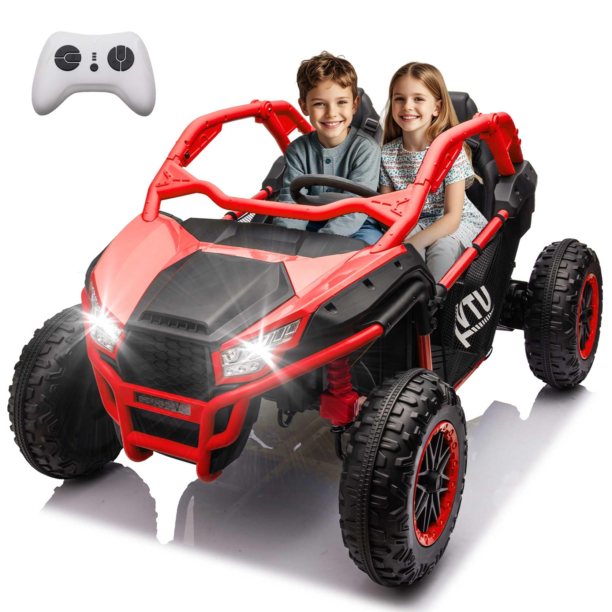 Amazon.com: 24V Ride on Toy for Big Kids, 2 Seater UTV w/Remote Control ...