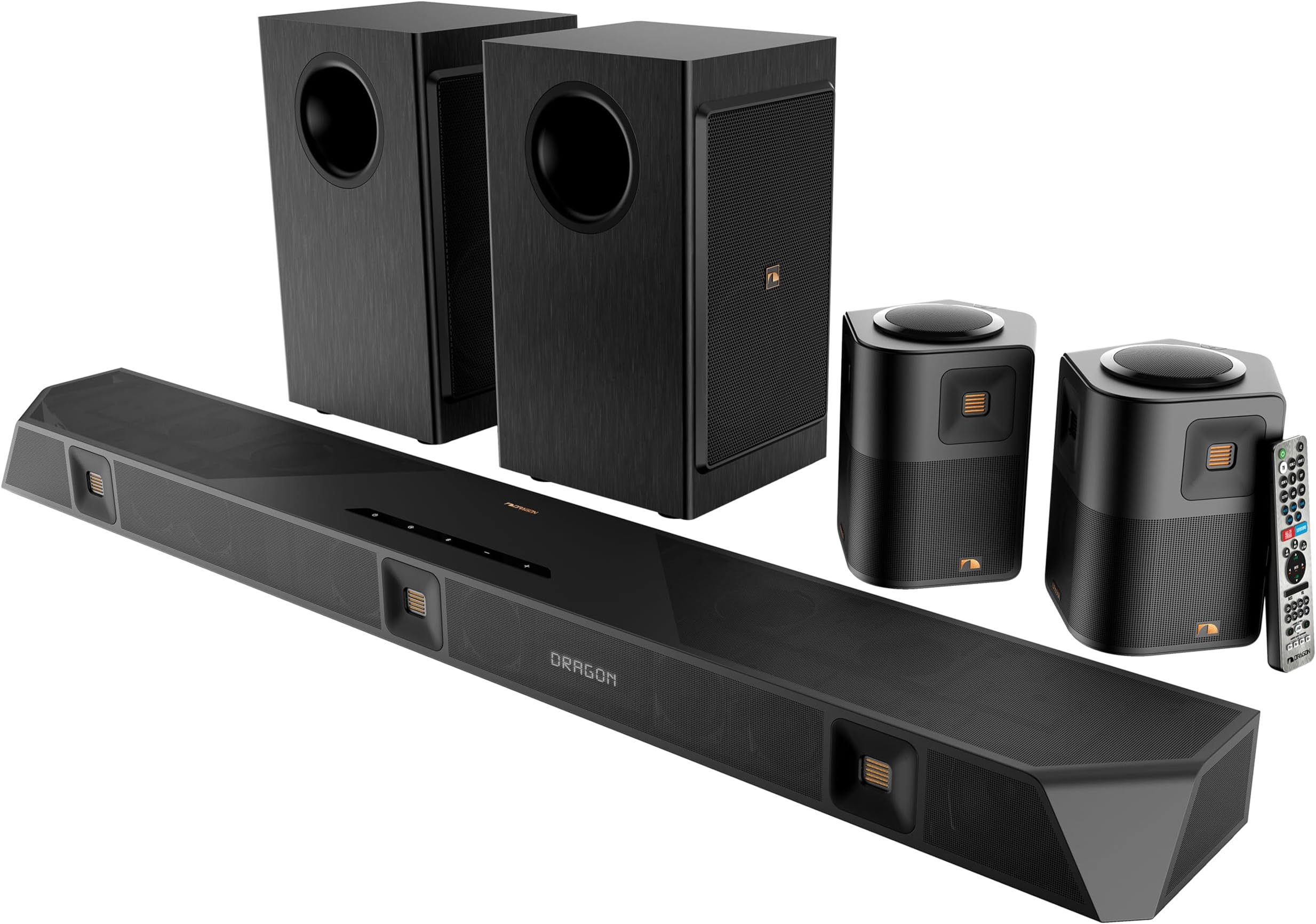 Amazon.com: Nakamichi Dragon 11.4.6 Home Surround Sound System with ...