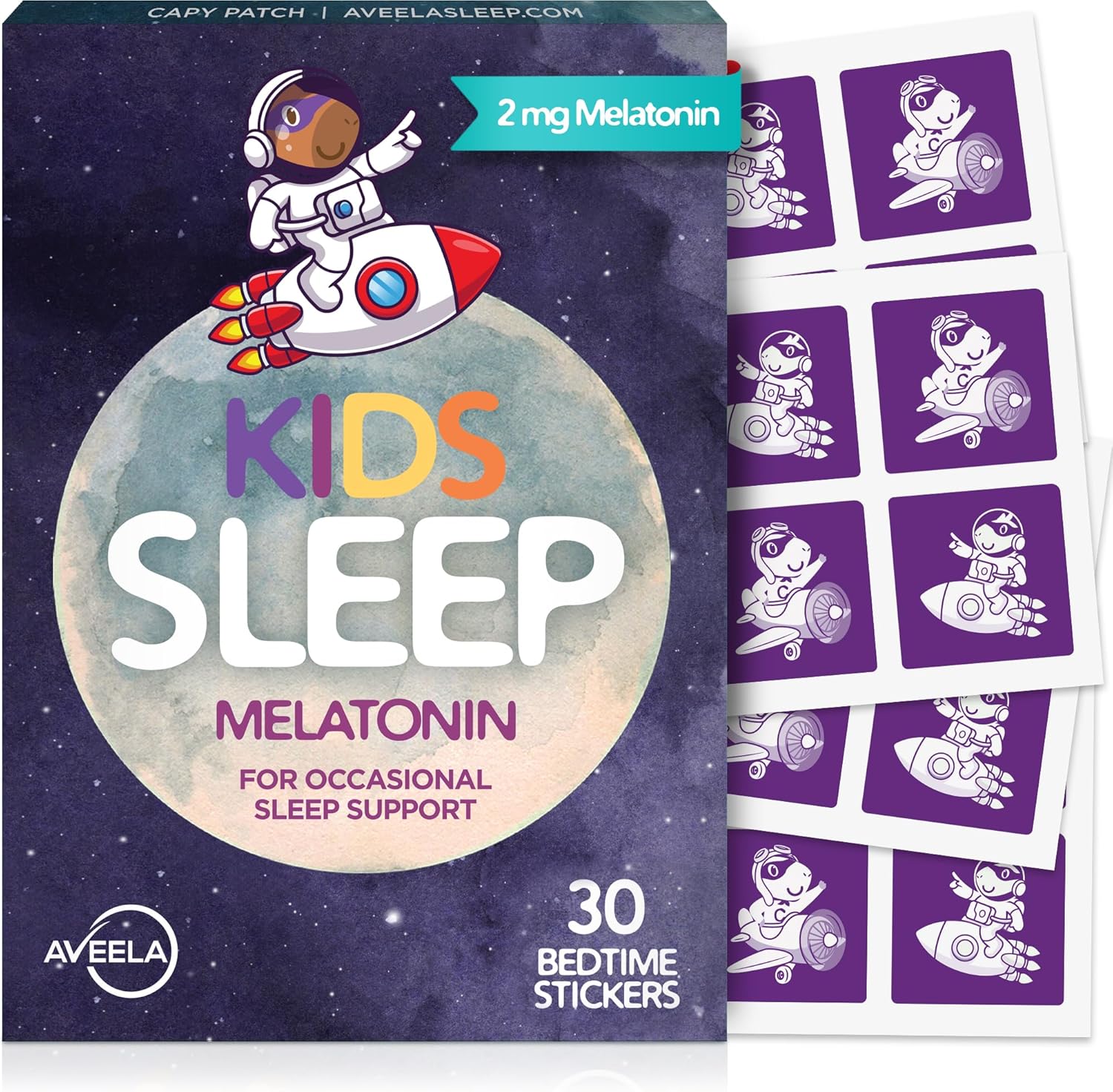 Amazon.com: Bedtime Stickers by CAPY with MELATONIN - AVEELA's Sleep ...