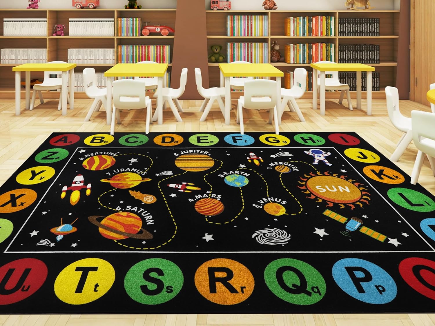Amazon.com: Capslpad Solar System Classroom Rug Elementary 6.6'x9.8 ...