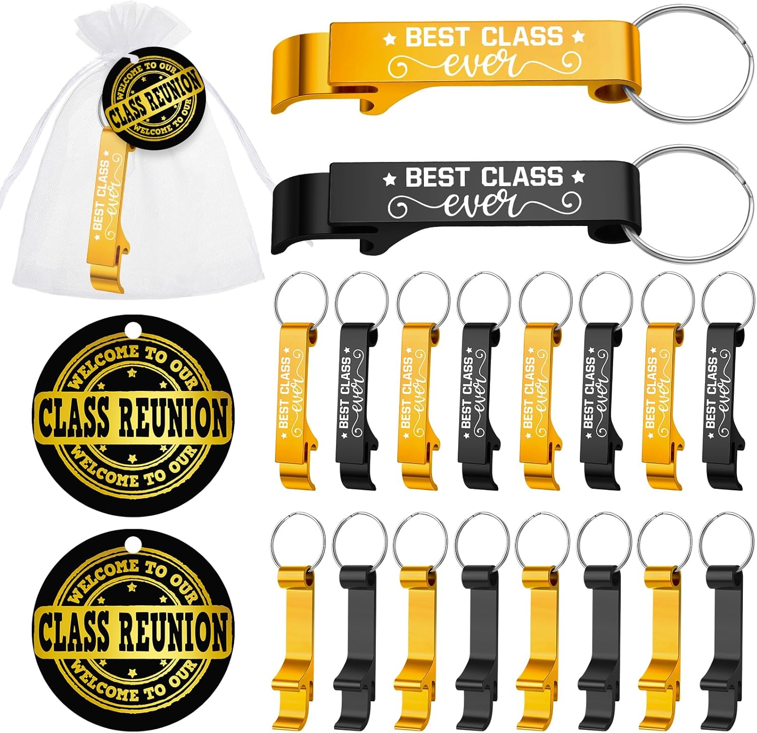 Amazon.com: Teenyyou 18 Sets Class Reunion Favors Bottle Opener ...
