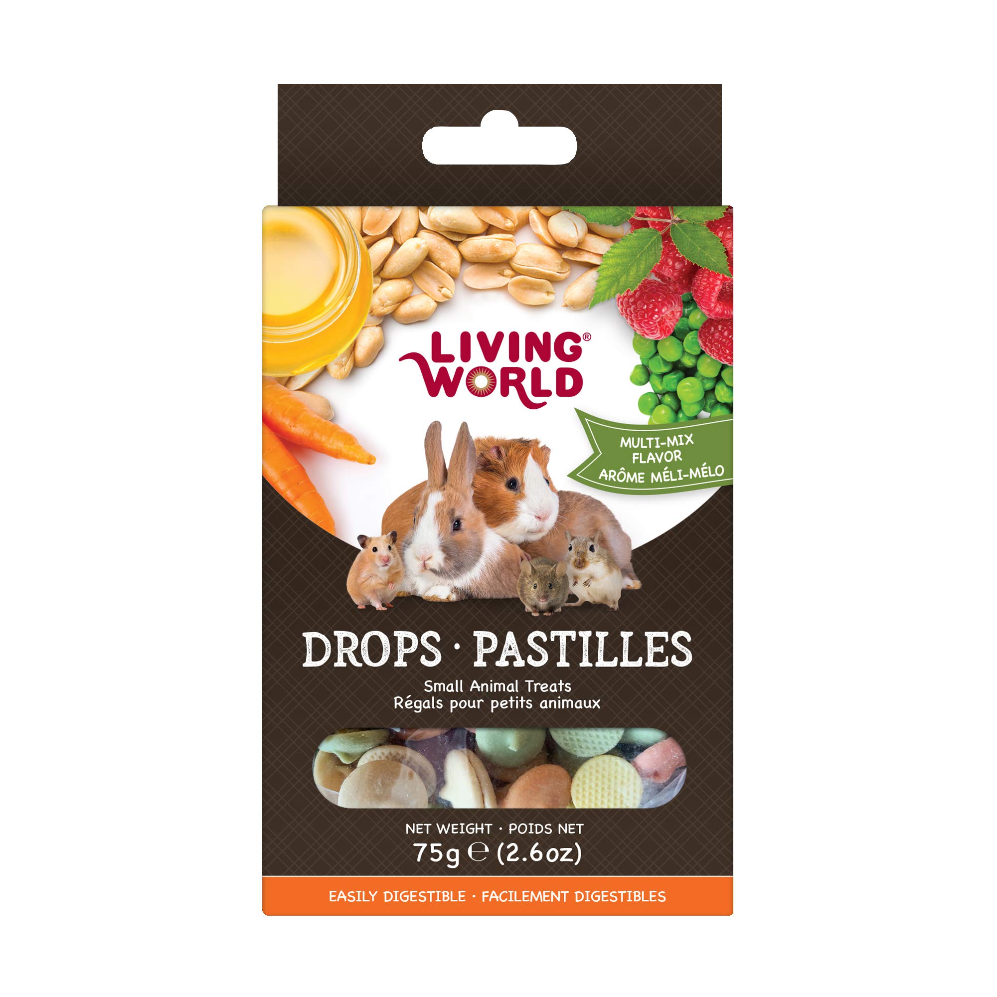 Living World Small Animal Drops - Multi-Mix Flavour - 75 g (2.6 oz ...
