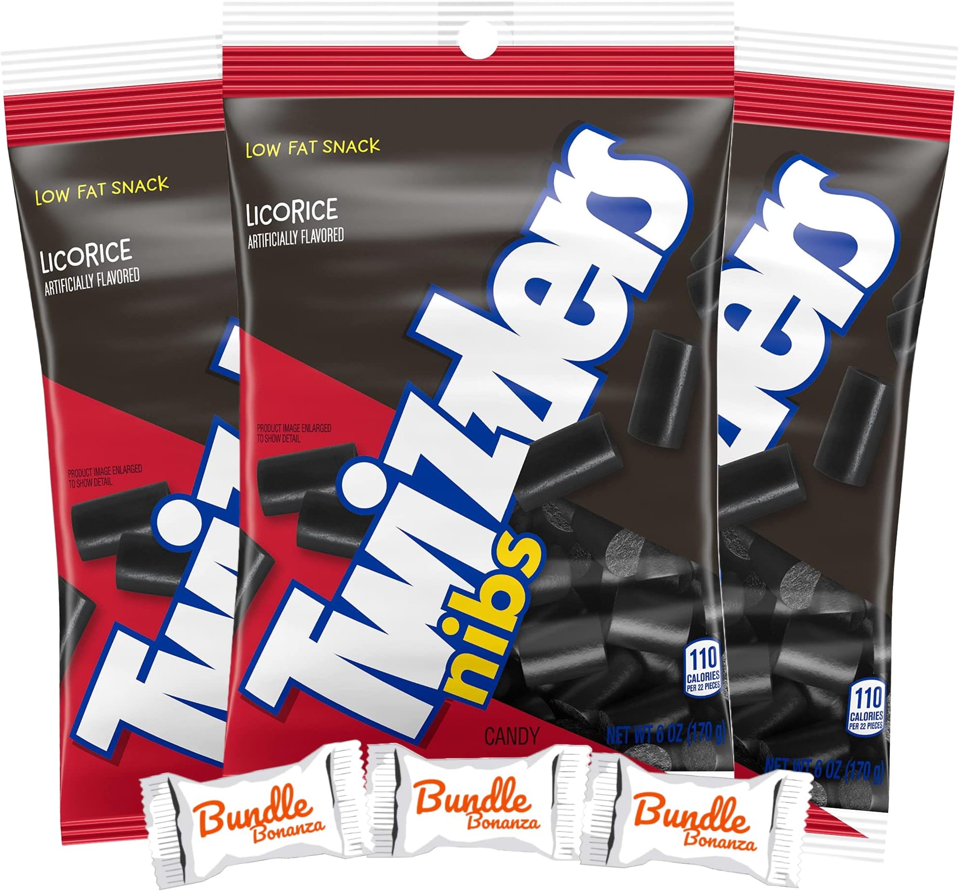 Amazon.com: Twizzlers Cherry Nibs Peg Bag, 6 Oz (Pack of 6) : Grocery ...