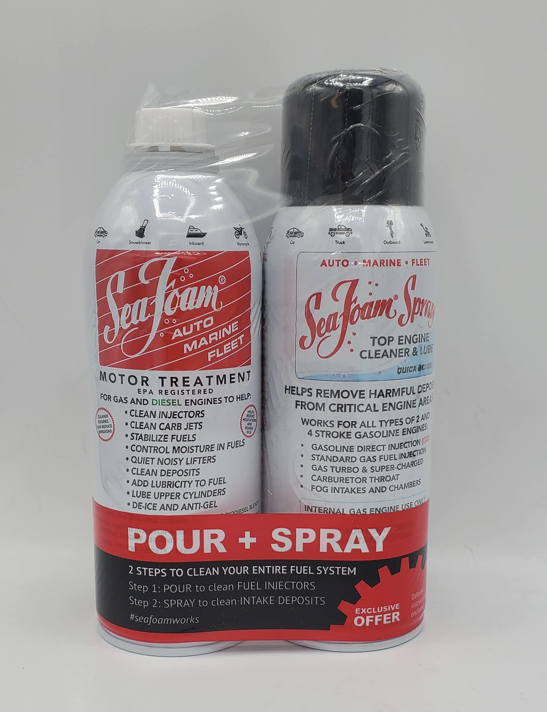 Amazon.com: Sea Foam SF-16 Motor Treatment - 16 oz. , white : Automotive