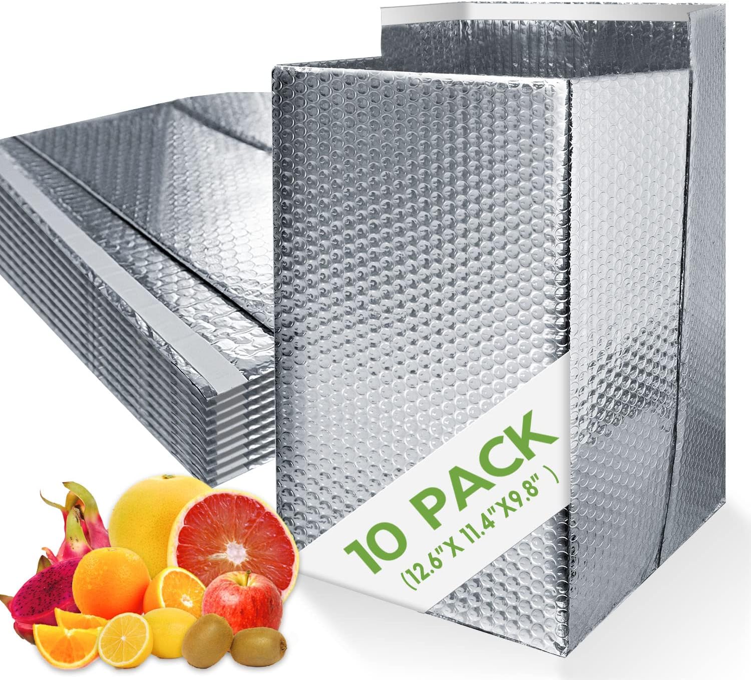 Amazon.com: YLboyLIAN 10 Pack Foil Insulated Box Liners 12.6"x11.4"x13 ...