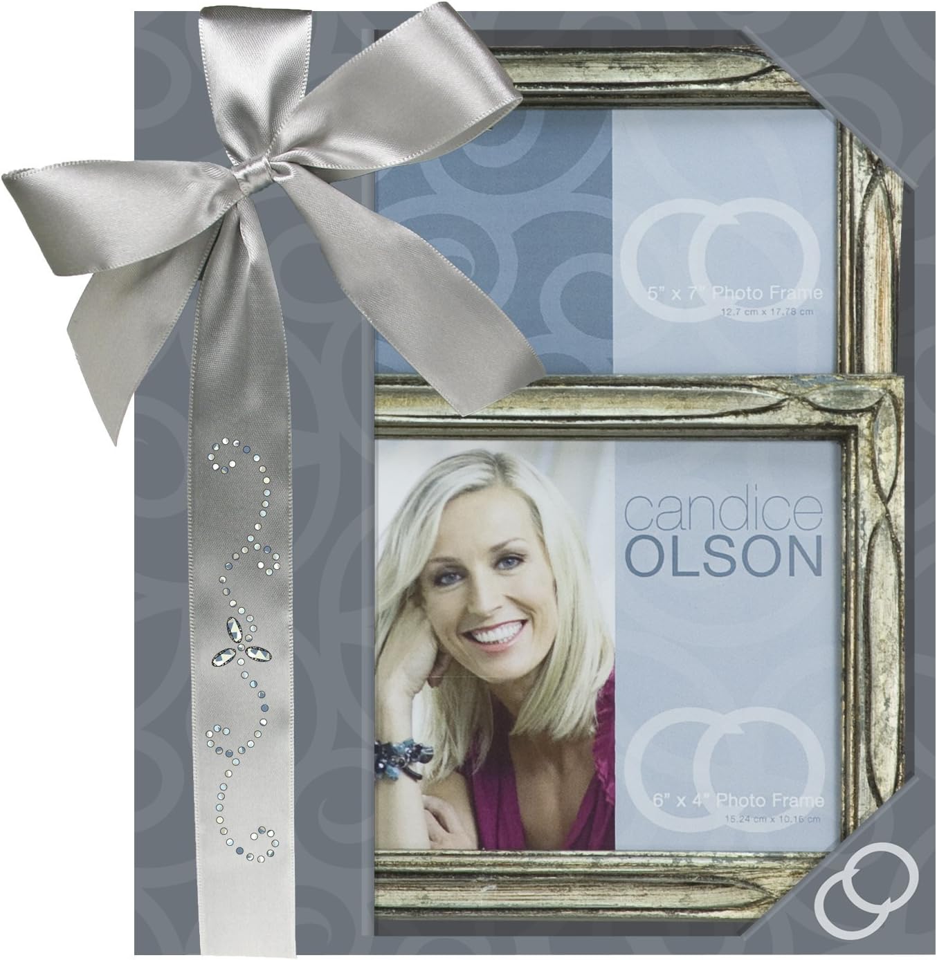 Amazon.com - Main Street Decor DECO3BS4657CSBX Candice Olson Silver ...