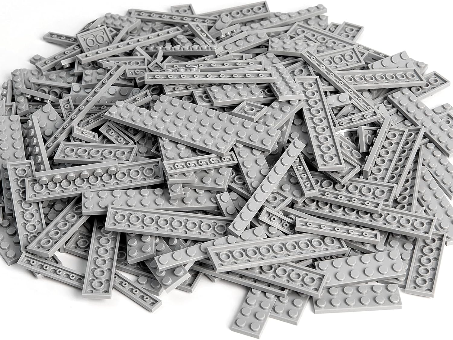 Amazon.com: MANNIDOO 360 Pieces Flat Building Plates, 12 Sizes ...