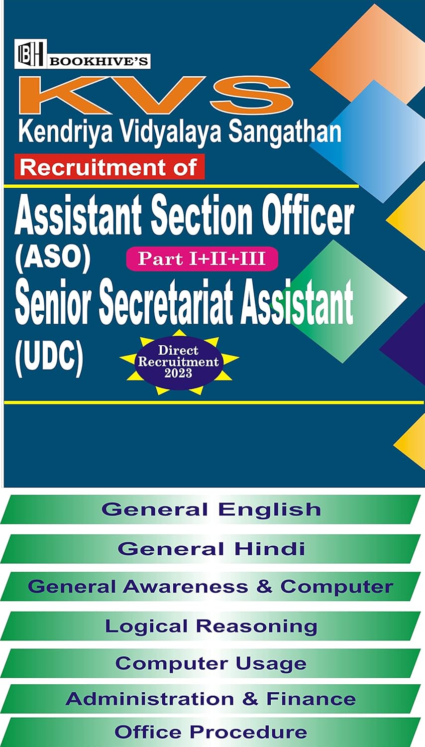 Buy KVS Assistant Section officer (ASO)/ Senior Secretariat Assistant ...