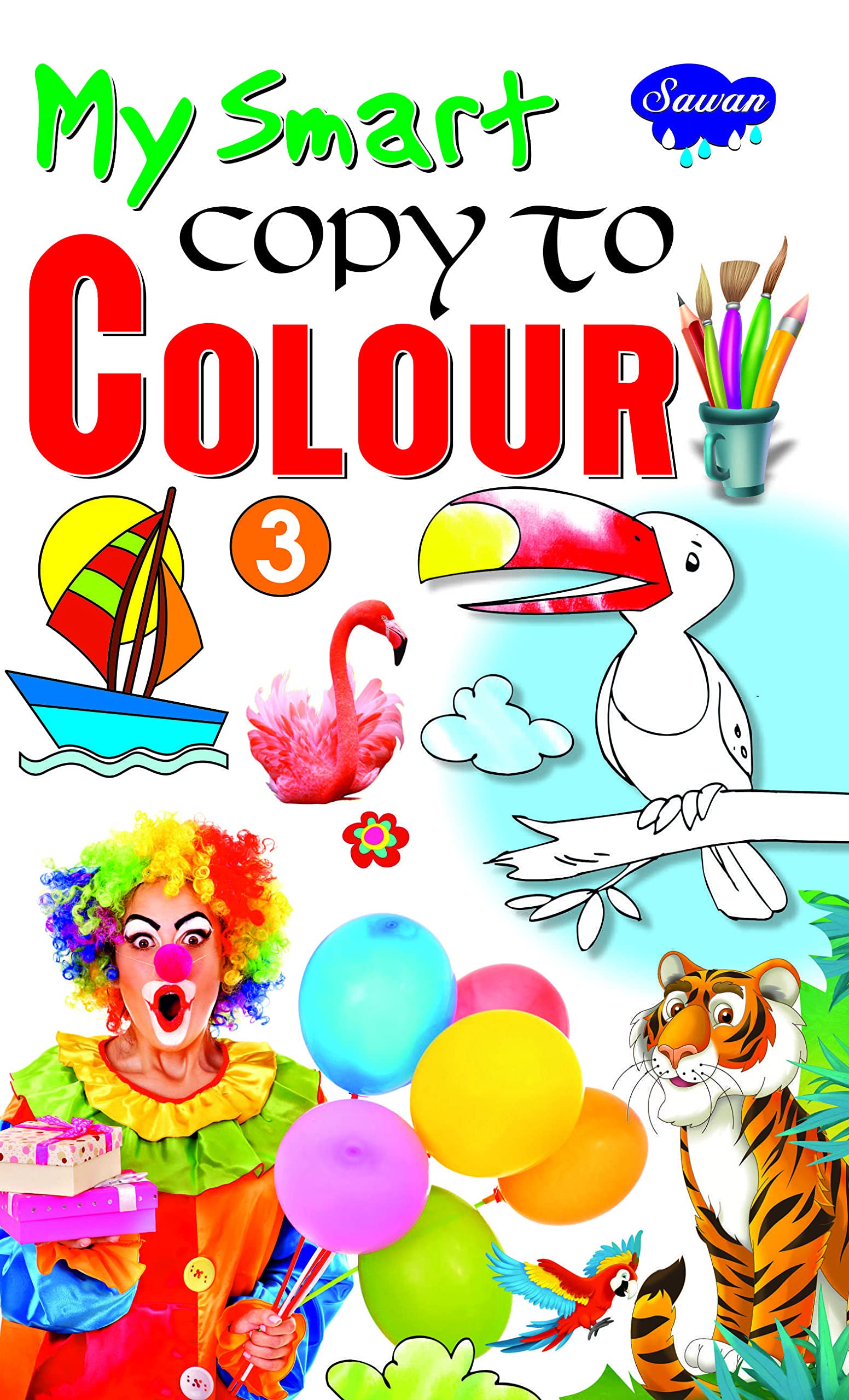 Amazon.in: Buy My Smart Copy to Colour-3 Book Online at Low Prices in ...