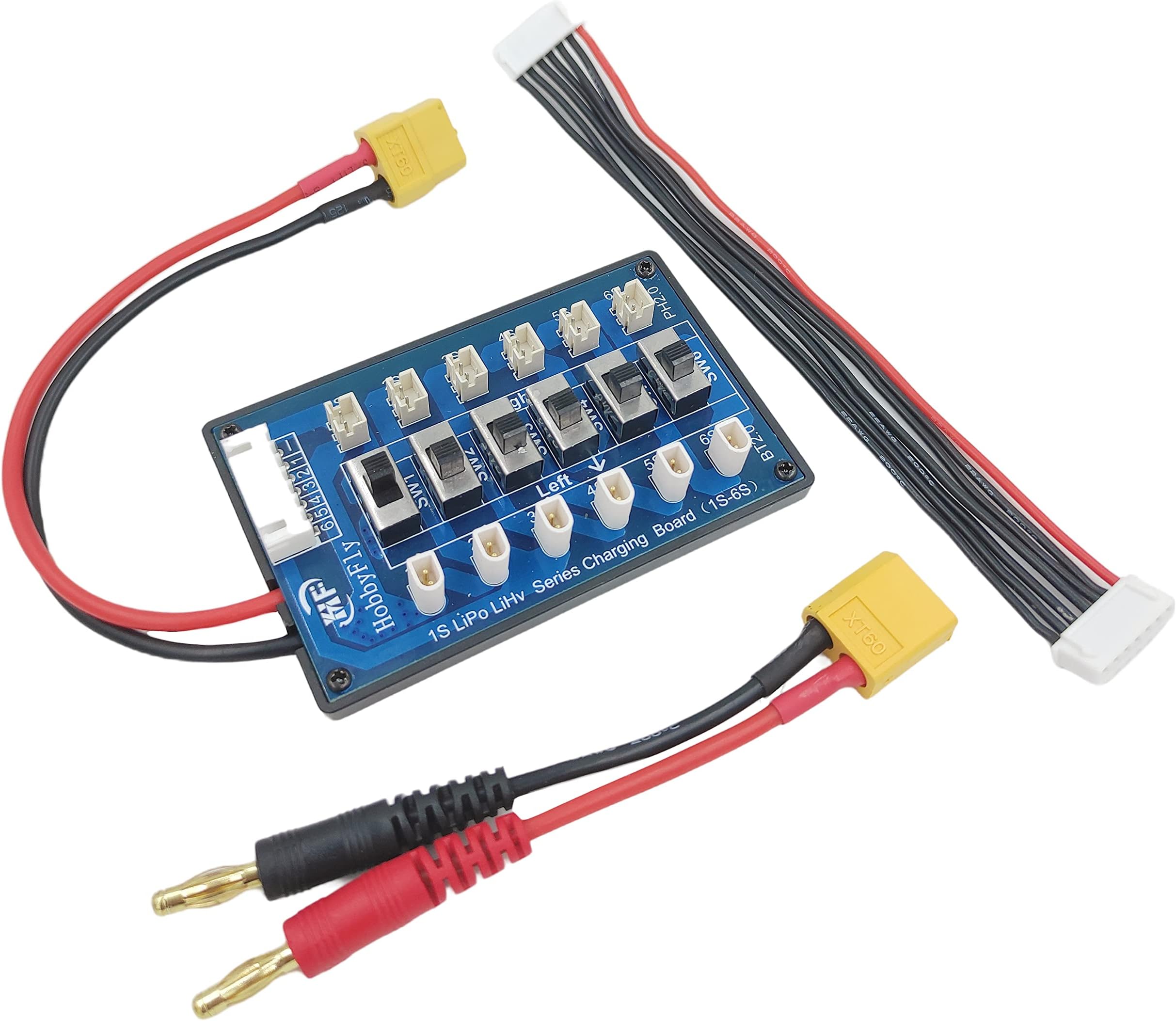 Amazon.com: 1S LiPo Battery USB 3.8V/4.35V Charger 6 Channel 1S LiHV ...