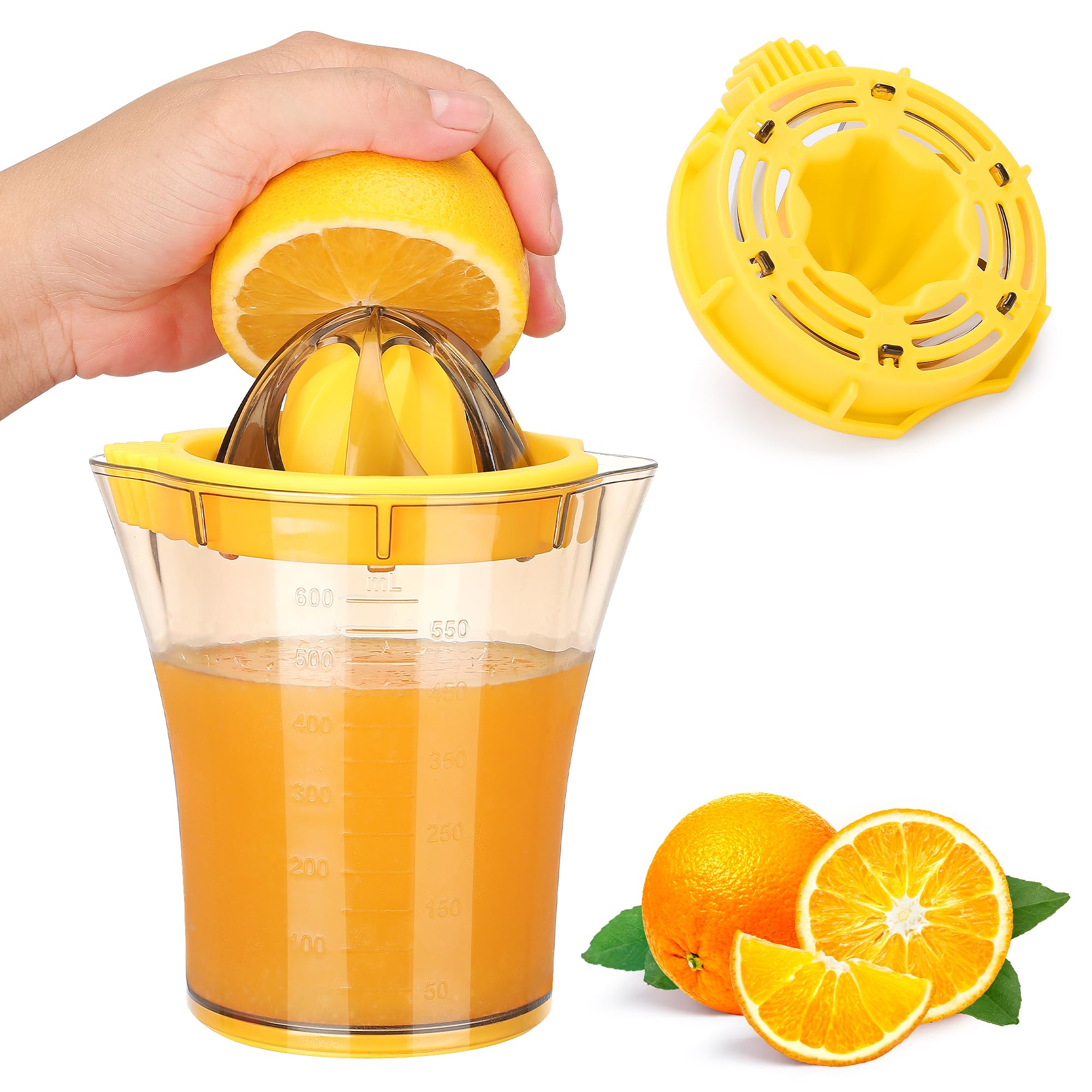 Amazon.com: Profasion Hand Citrus Juicer, 600ml (20 ounces) Capacity ...