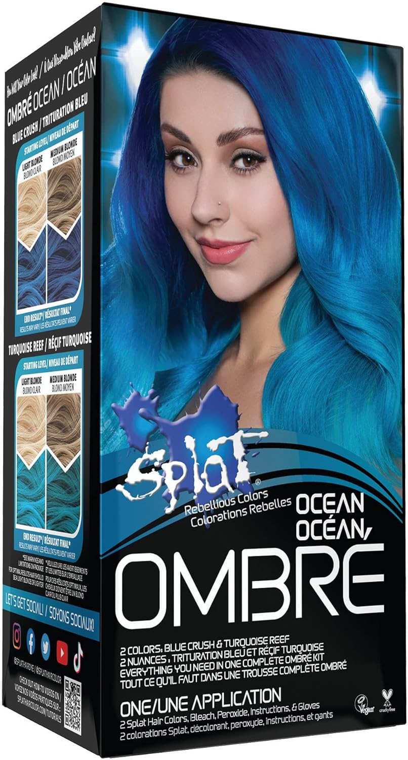 Splat Ombre Ocean (FSPK0024), 1 Count : Amazon.ca: Beauty & Personal Care
