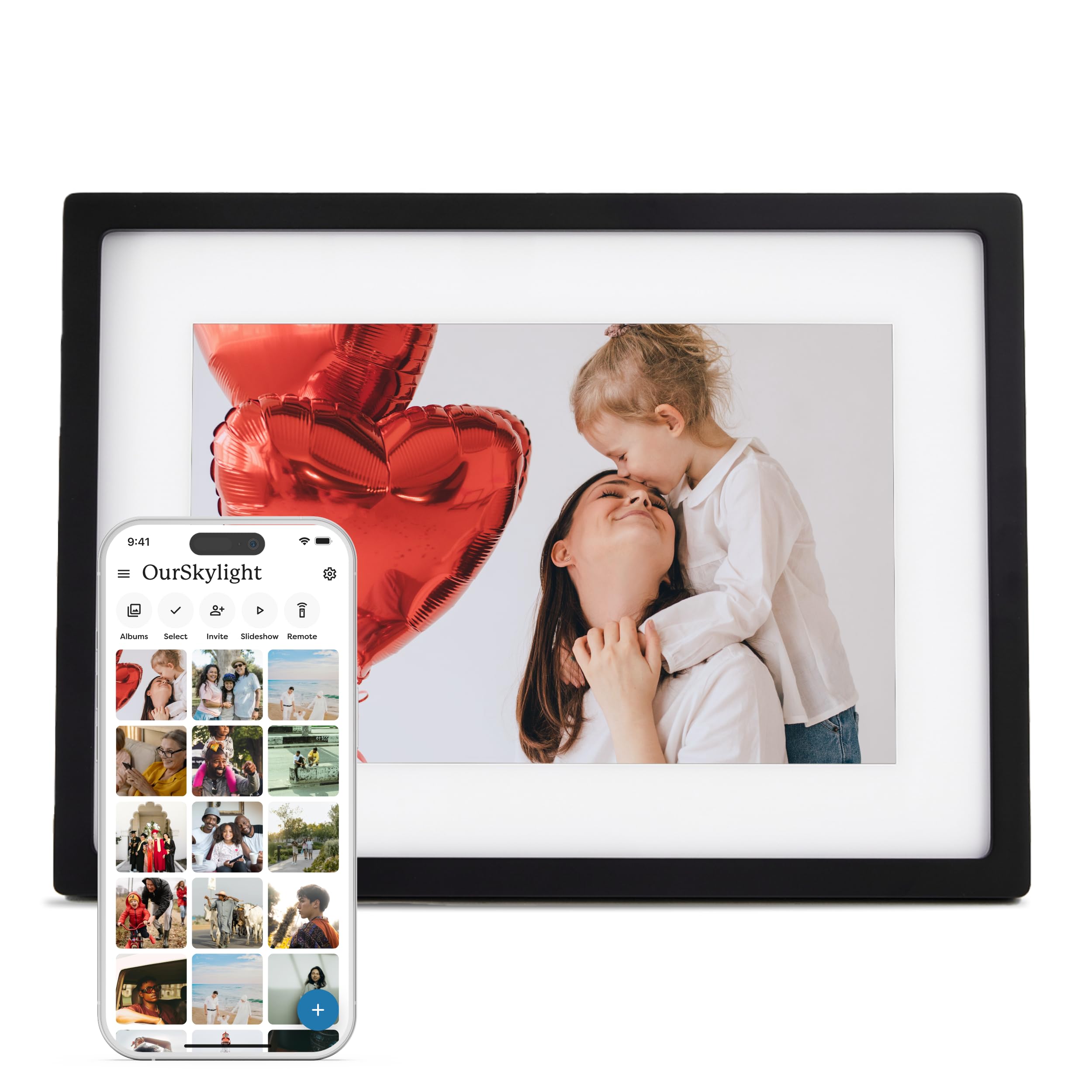 Skylight Frame: 10 inch WiFi Digital Picture Frame, Email Photos from ...