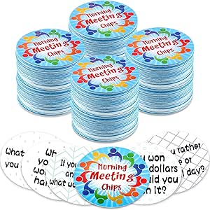 Amazon.co.jp: JOLUCE 100pcs Morning Meeting Tips for Kids, 50 Styles ...