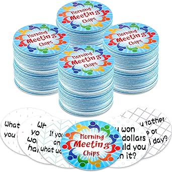 Amazon.co.jp: BEROZA 100pcs Morning Meeting Chips, 50 Styles Student ...