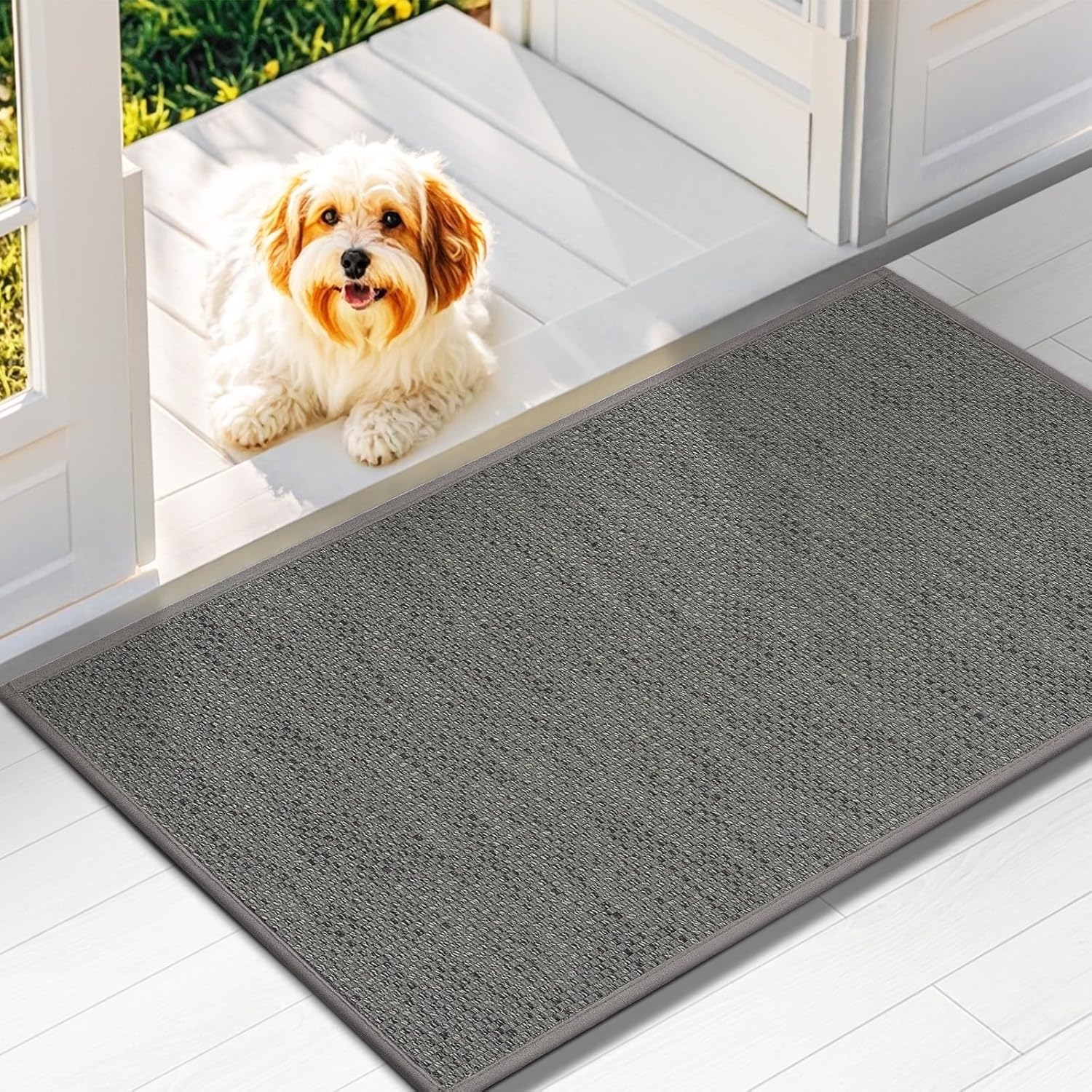 Amazon.com: LEKEEPGO Door Mat 17"x29", Door Mat Indoor Entrance, Non ...