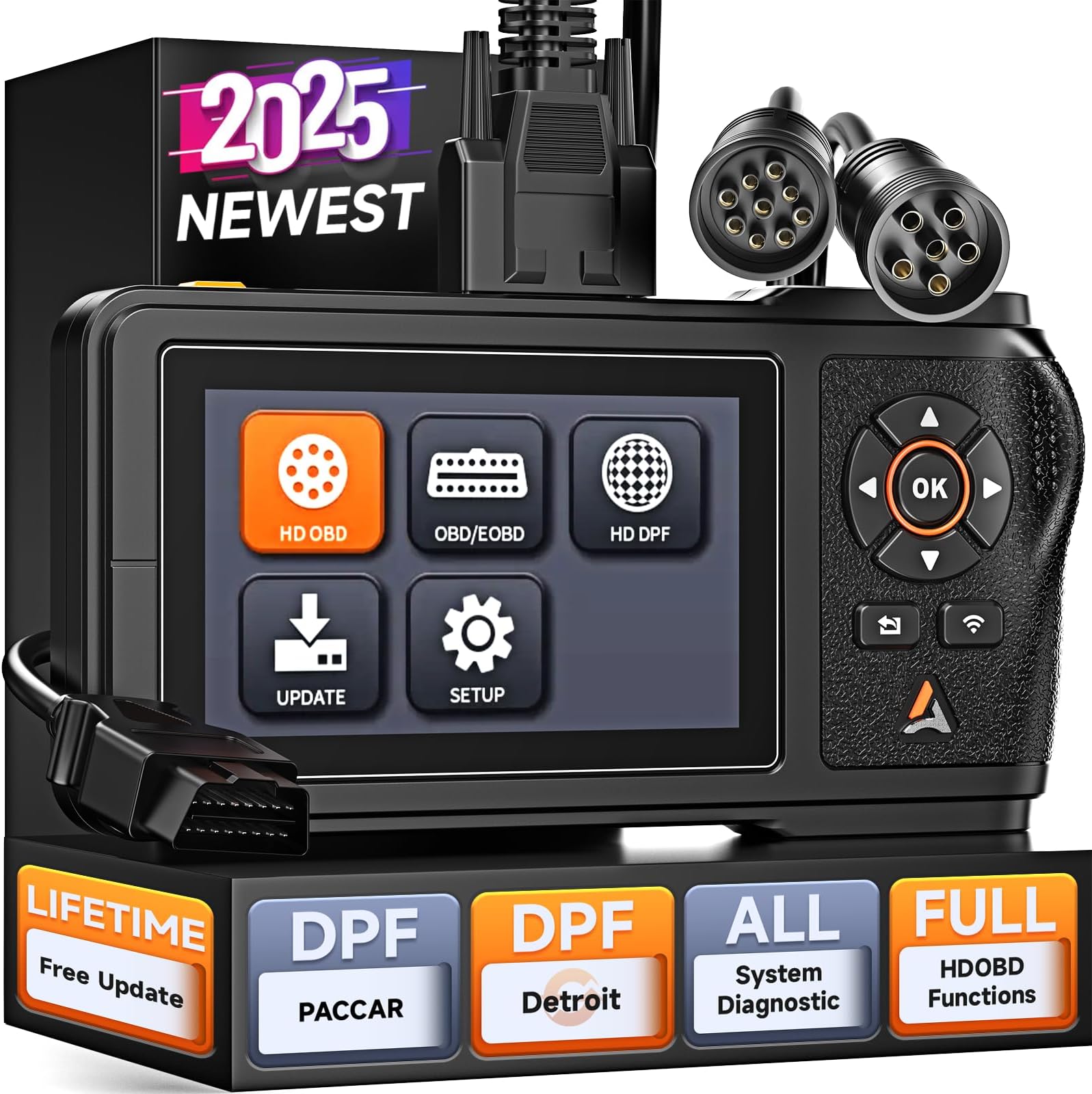 Amazon.com: NEXAS Heavy Duty Truck Scanner with DPF Regen, Nexlink ...