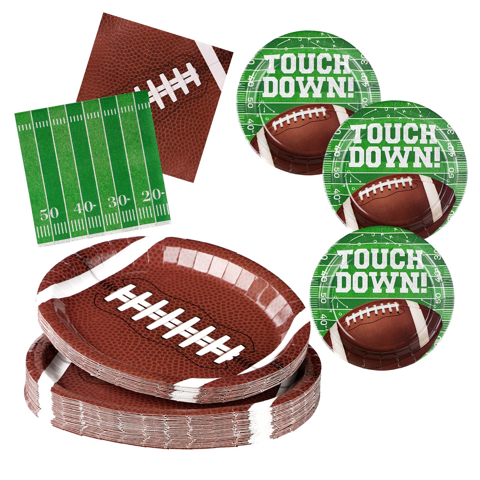 Amazon.com: 150PCS Football Party Decorations Football Oval Paper ...