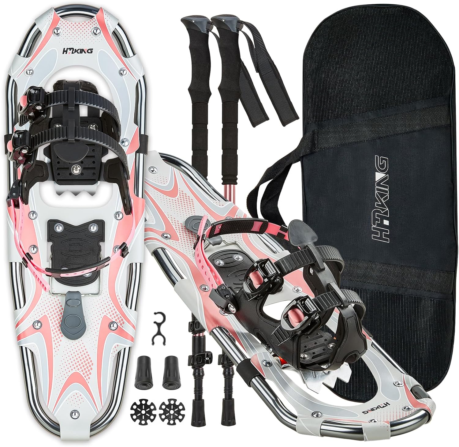 Amazon.com : 21/25/30 Inches Lightweight Snowshoes with Toe Box and ...