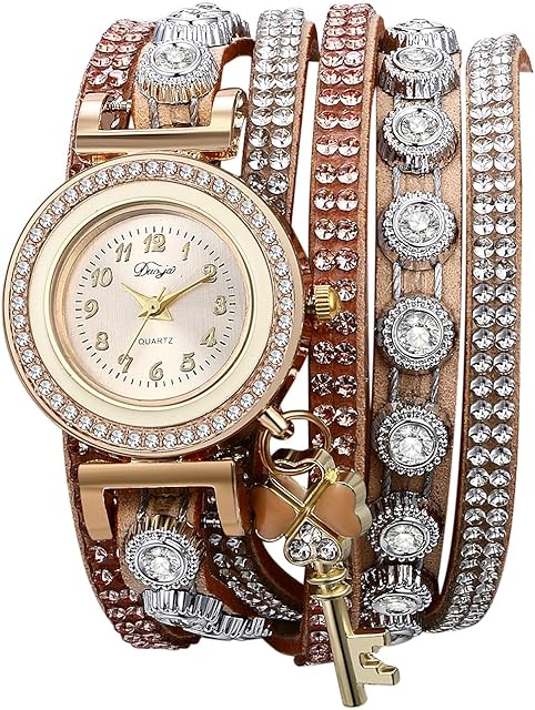 Jewelrywe Women Watches Vintage Bohemia Multi Layer Weave Wrap Leather ...