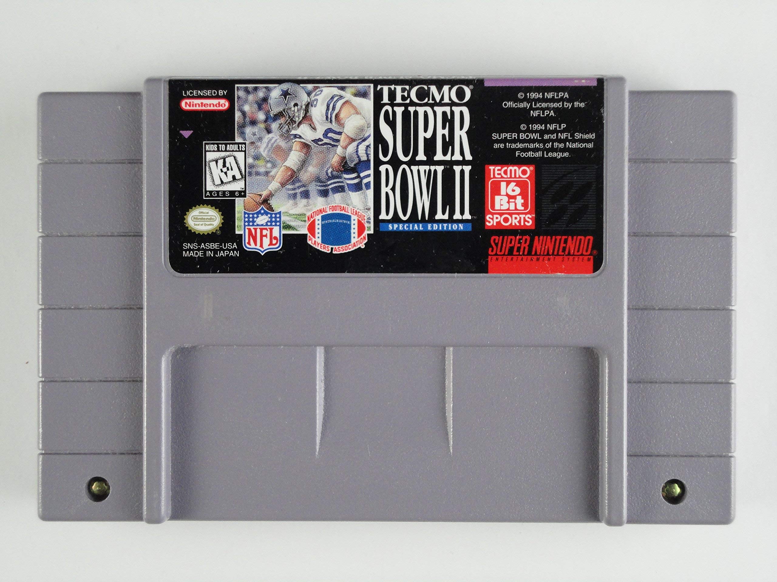 Amazon.com: Tecmo Super Bowl II: Special Edition - Nintendo Super NES ...