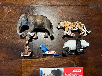 Amazon.com: Schleich Wild Animal Toys 5-Piece Set of Realistic Animal ...