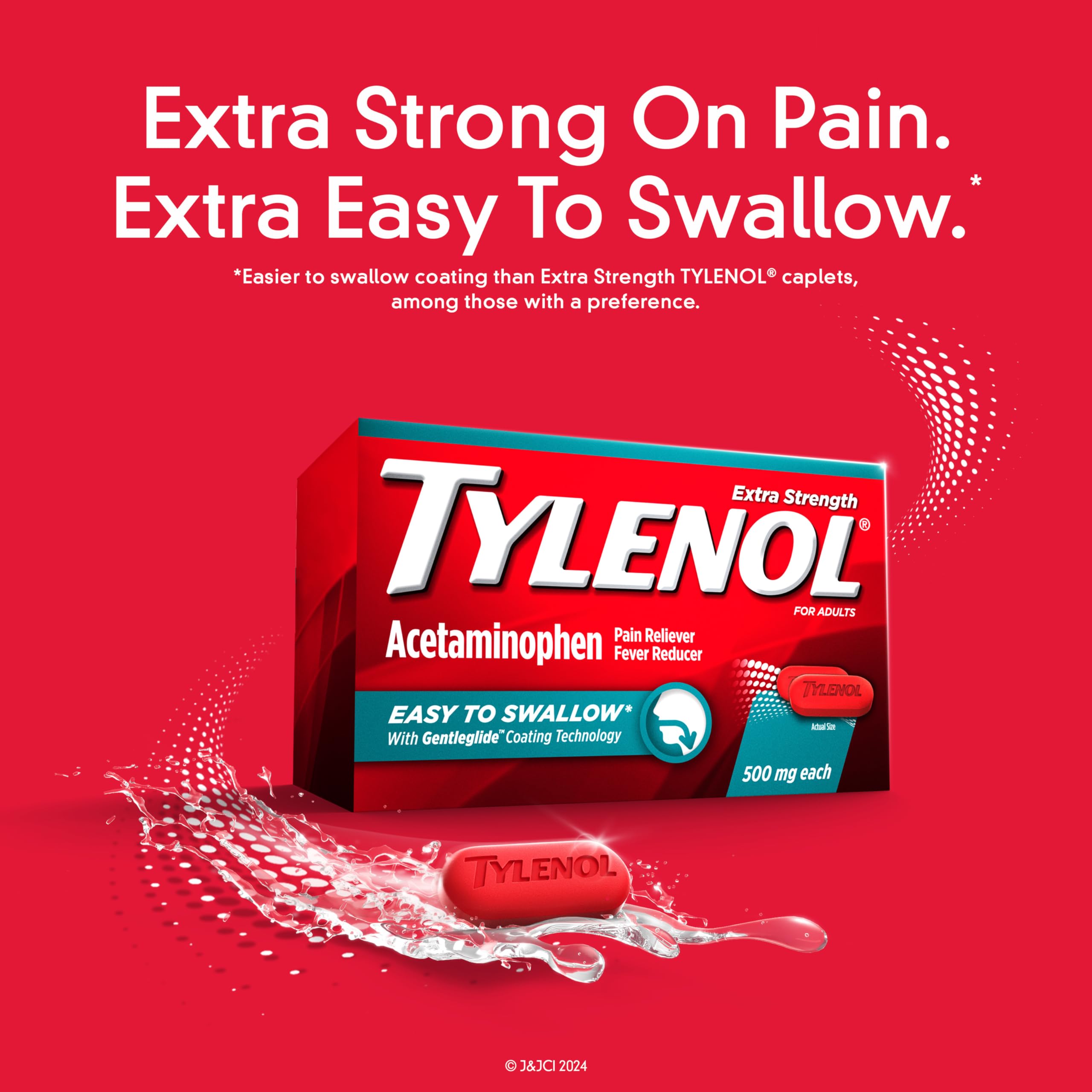 Snapklik.com : Tylenol Extra Strength Easy To Swallow Acetaminophen ...