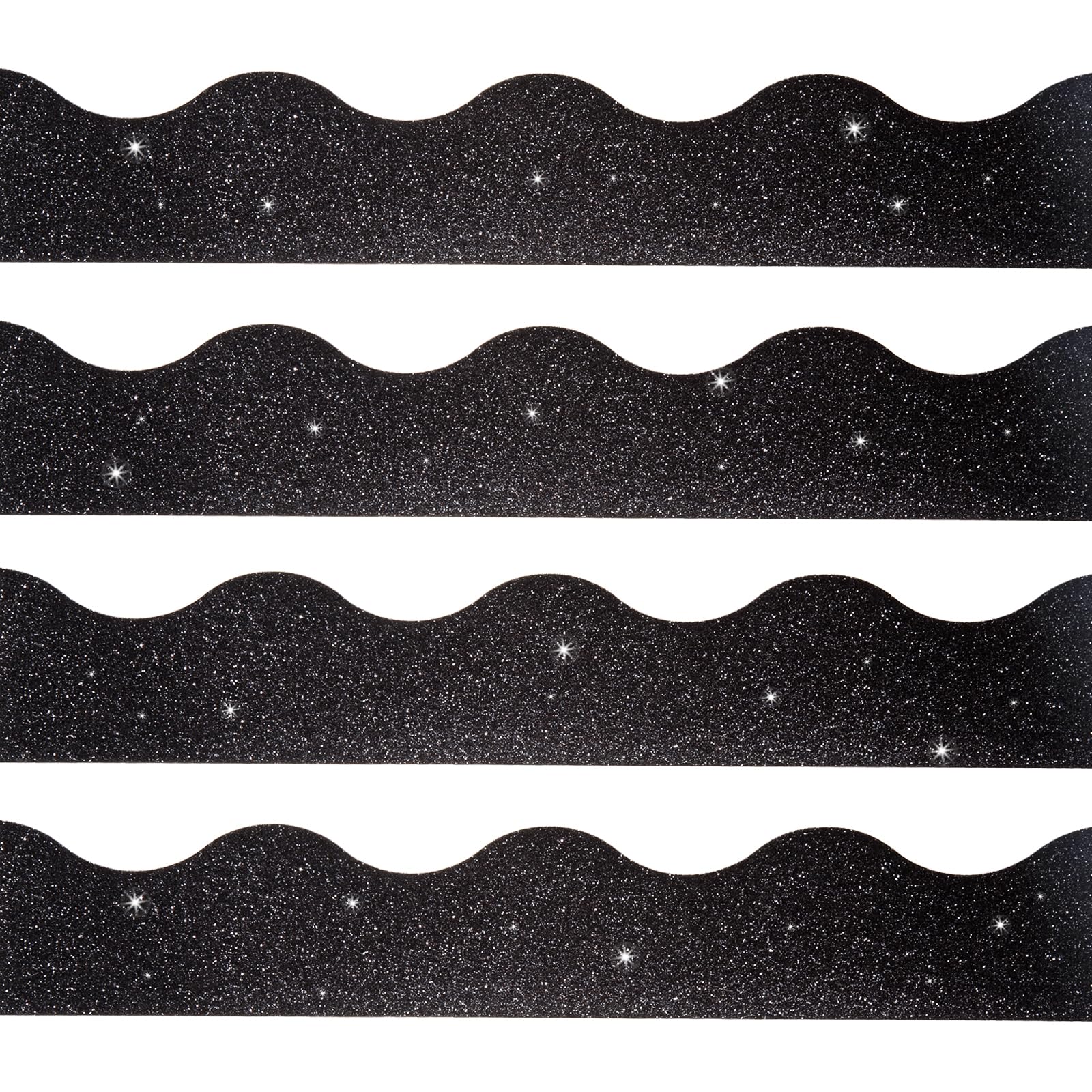 Snapklik.com : 100 Feet Glitter Shine Scalloped Borders Trim ...