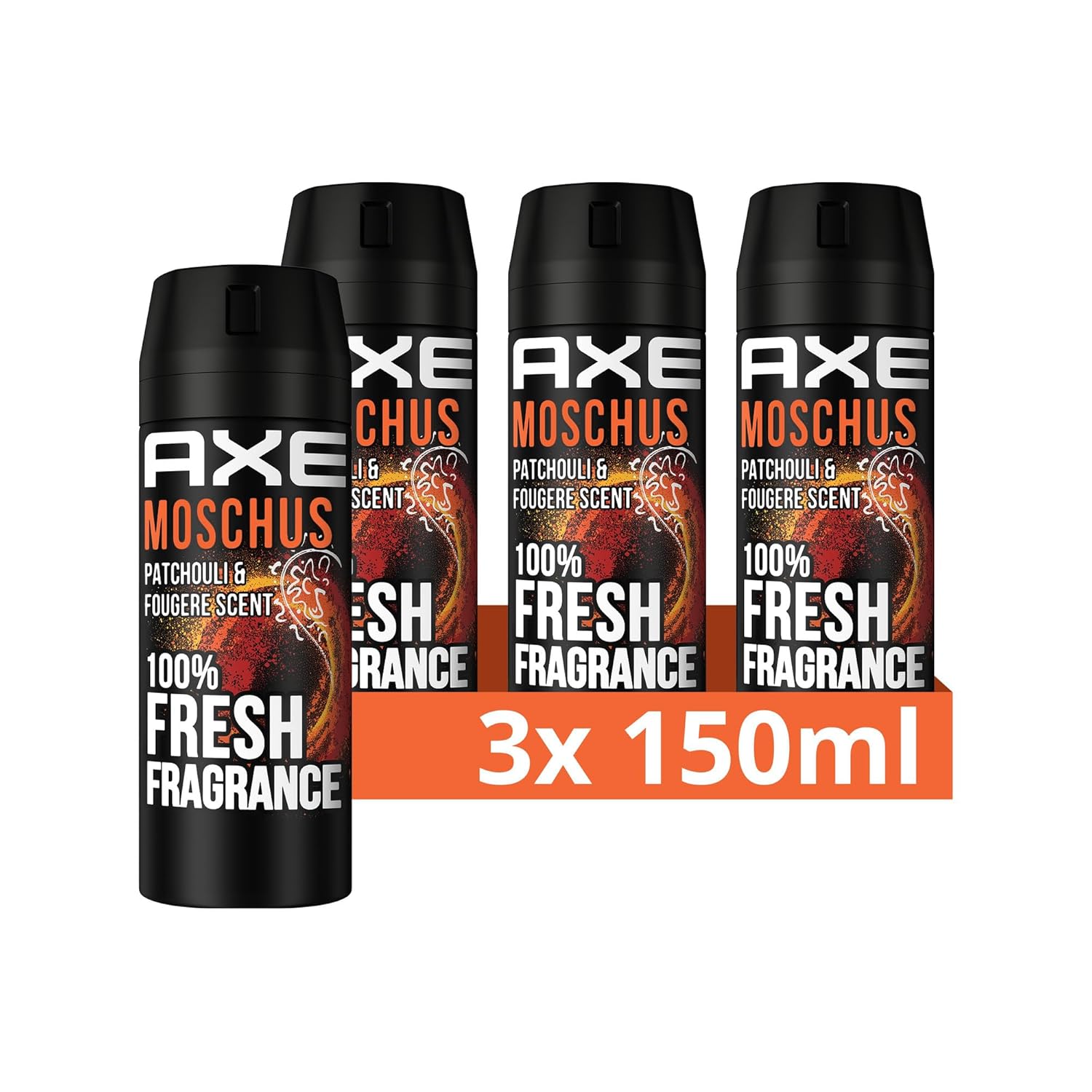 Axe Bodyspray Moschus Deo ohne Aluminium sorgt 48 Stunden lang für ...