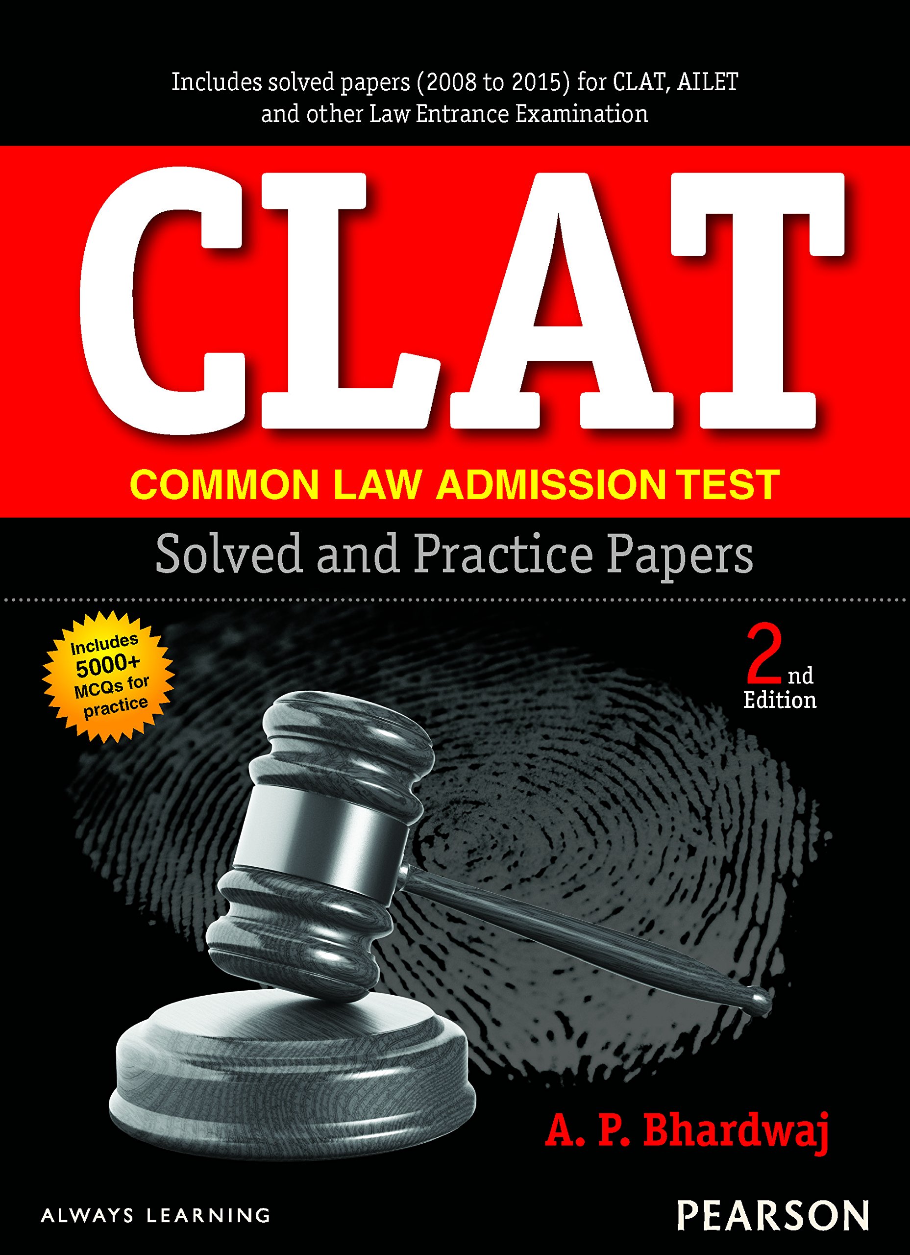 CLAT Solved & Previous Year Paper 2e (Old Edition) : Bhardwaj: Amazon ...