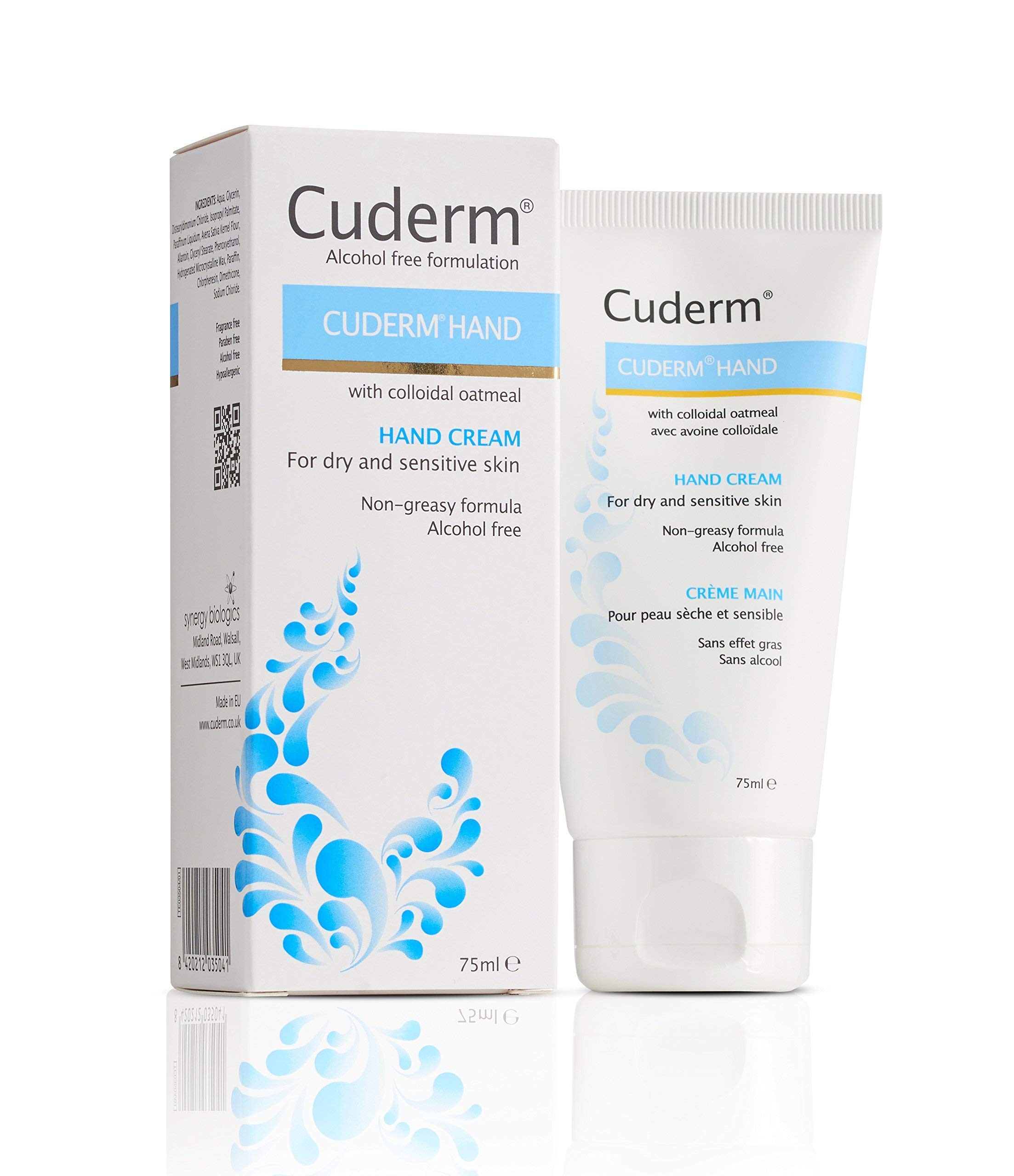 Cuderm Hand Cream Alcohol Free Suitable For Dry Sensitive Skin | Desertcart INDIA