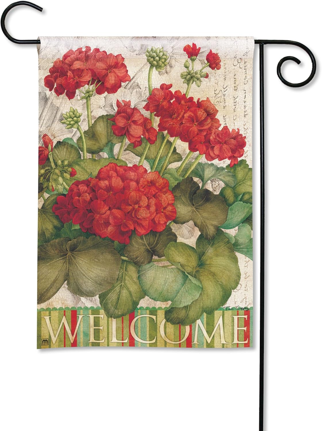 Amazon.com: Magnet Works, Ltd. Hardy Geraniums Garden Flag : Patio ...