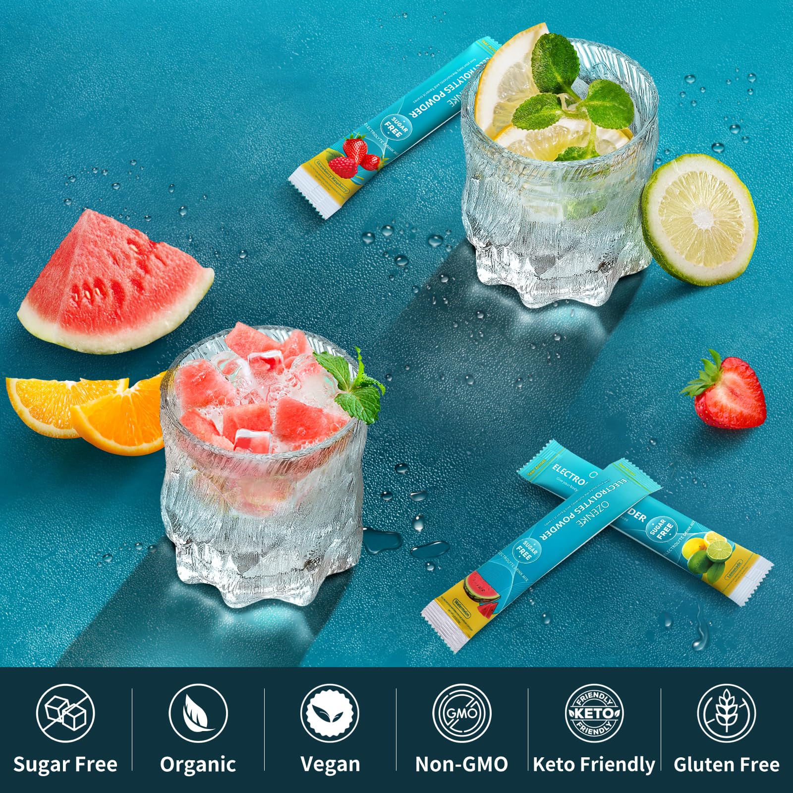 Snapklik.com : Electrolytes Powder Packets, 30 Sticks Hydration Packets ...