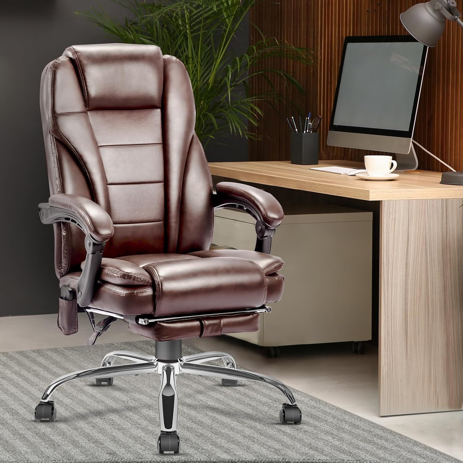 NOBLEMOOD Heated Massage Office Chair - Ergonomic Nepal | Ubuy