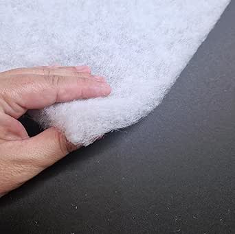 Polyester Wadding High Loft 2oz 4oz 6oz Batting White 54" Quilting ...