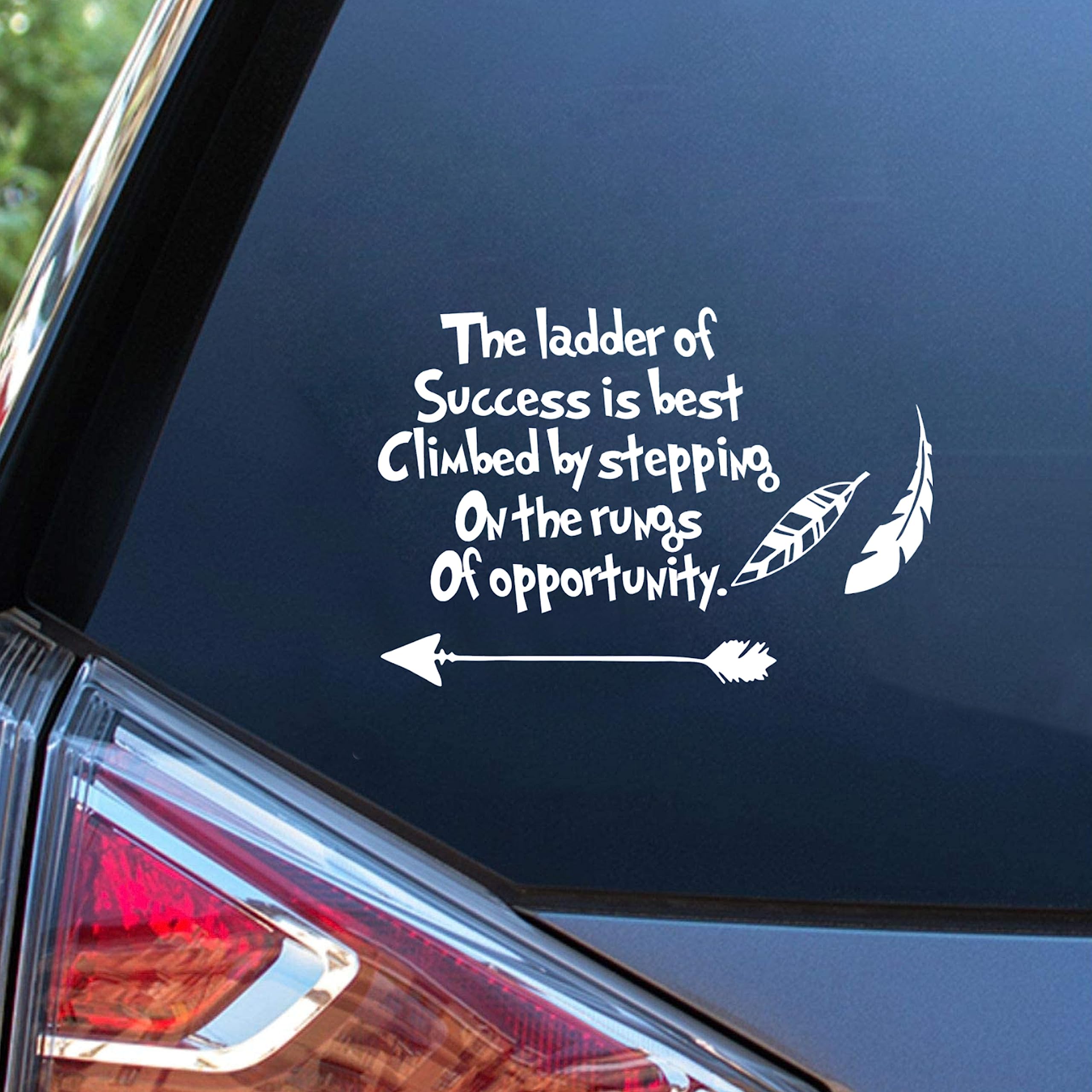 Car Window Sticker Quotes Custom Vinyl Decal Initial Phrase Or Quote