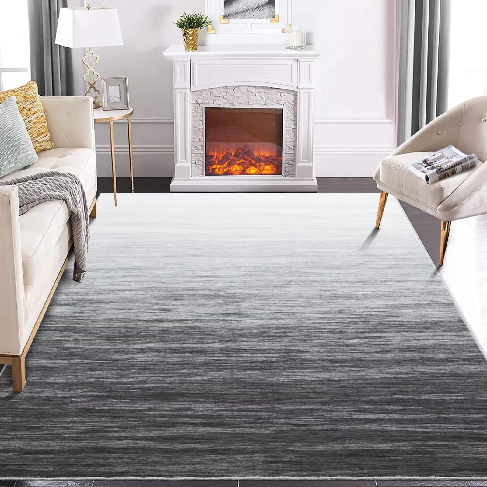 Amazon.com: WESTLOOM Area Rug 8x10 Modern Ombre Rugs for Living Room ...