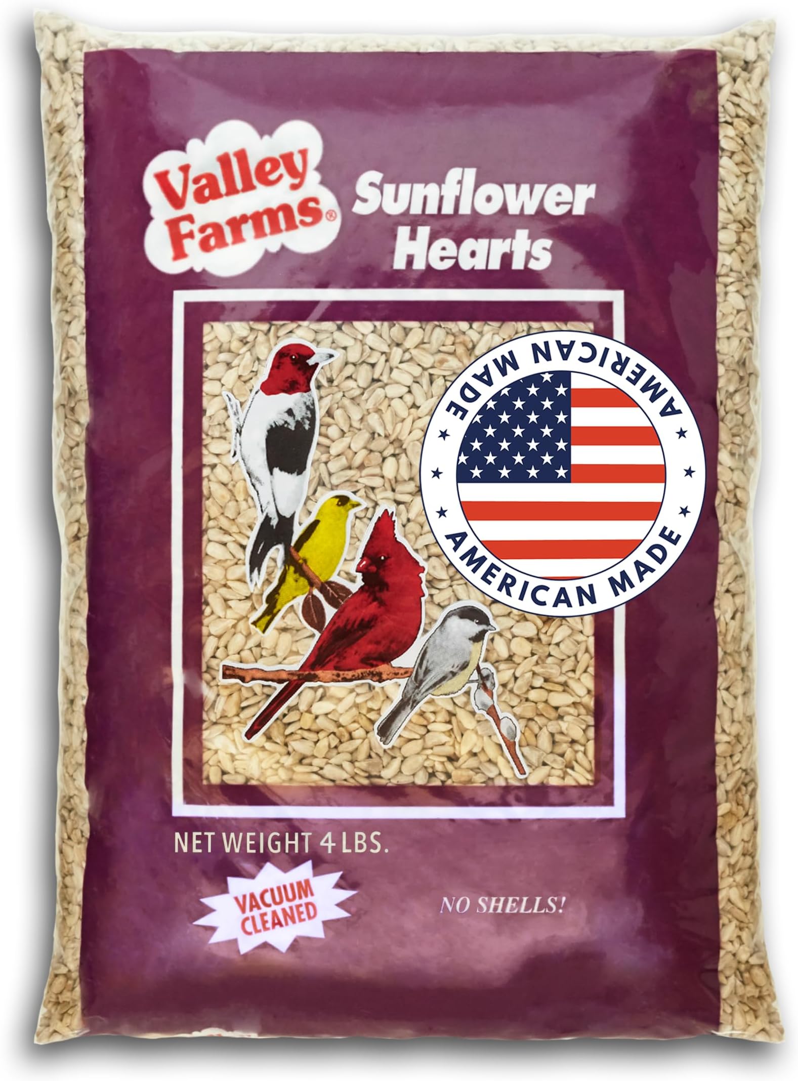Amazon.com : Audubon Park Sunflower Hearts Wild Bird Seed for Outside ...